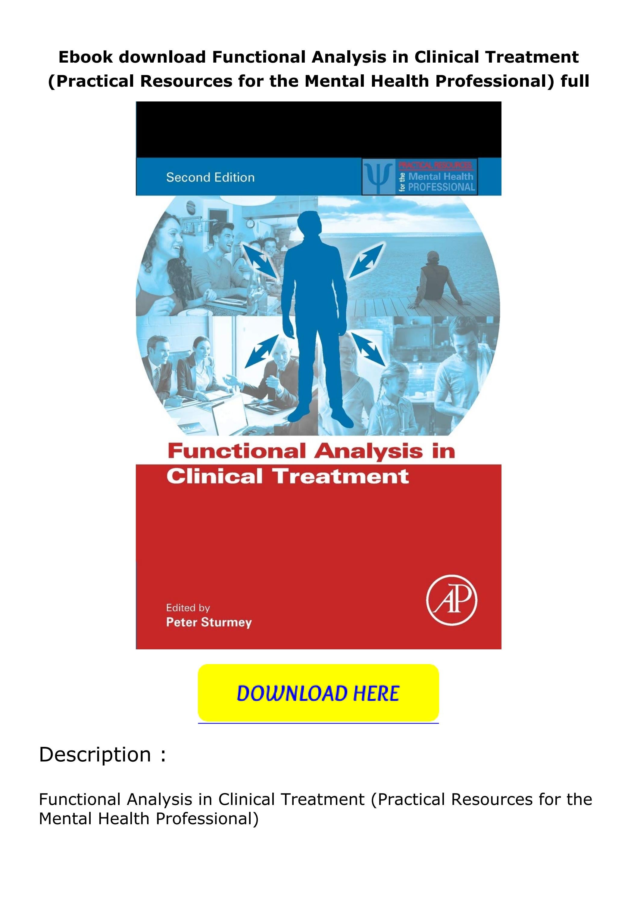 Ebook Download Functional Analysis In Clinical Treatment Practical