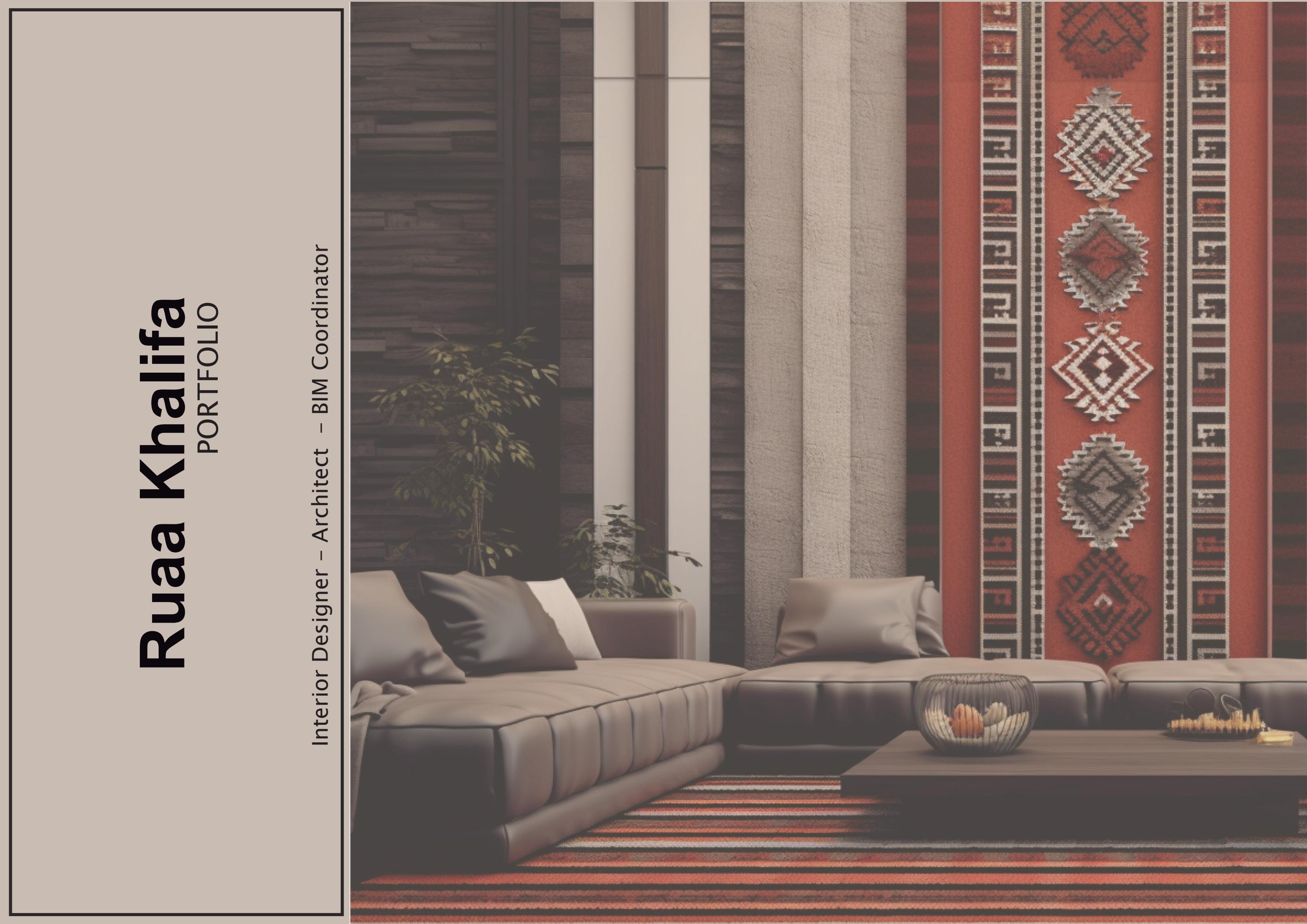 Interior Design Portfolio by Ruaa Khalifa - Issuu