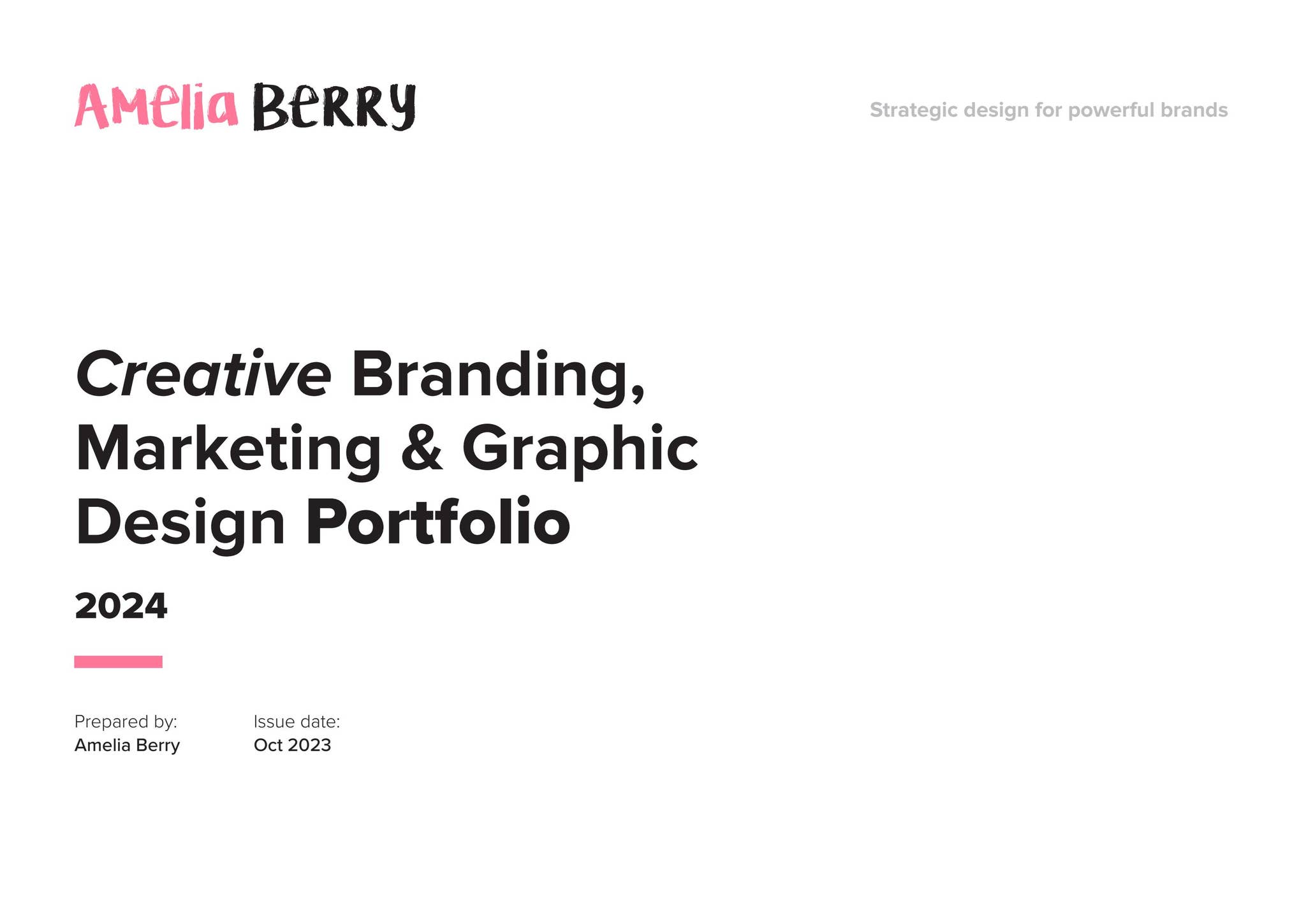 Amelia Berry - Portfolio by ameliaberrydesign - Issuu