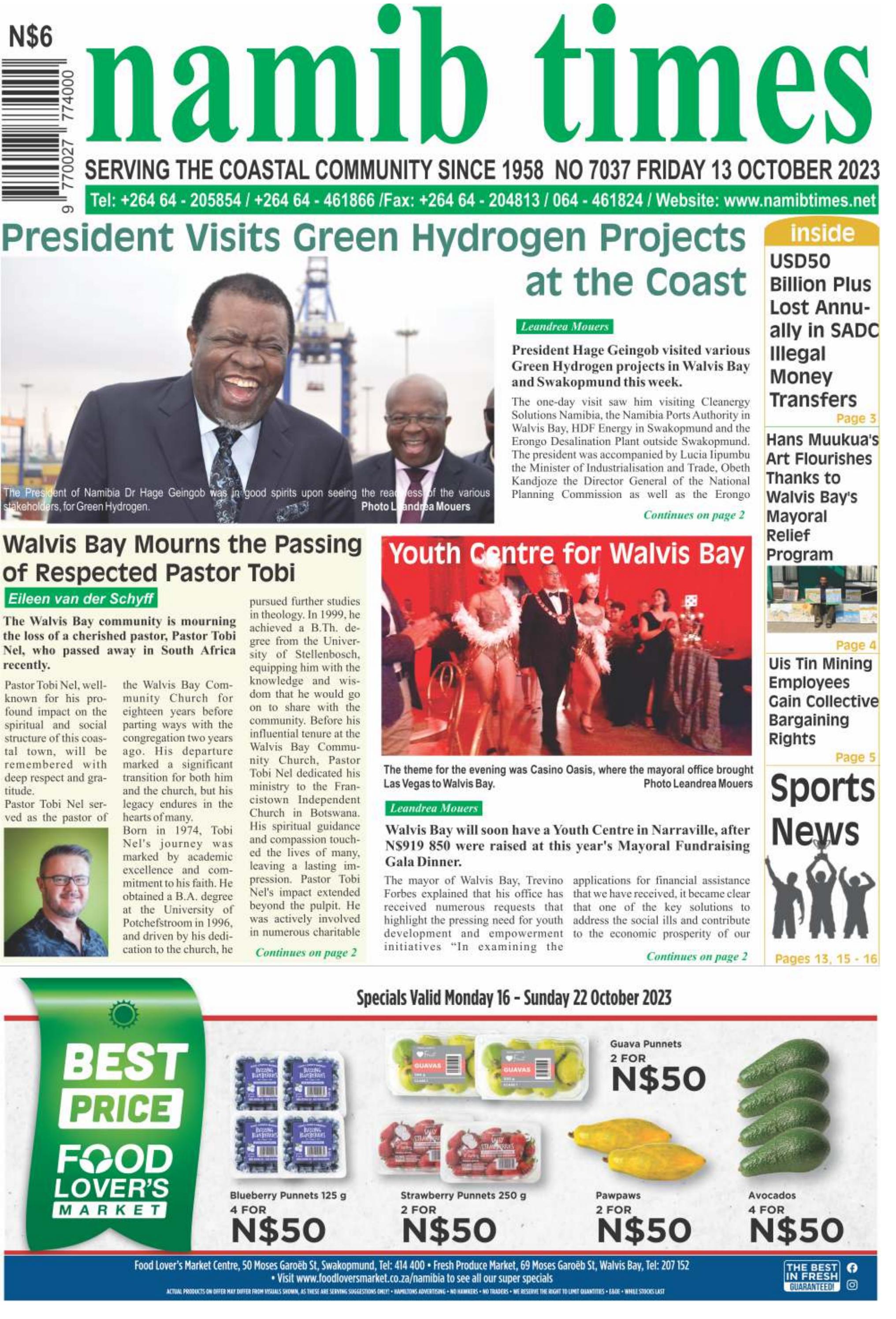 13 oct namib times e-edition by Namib Times Virtual - Issuu
