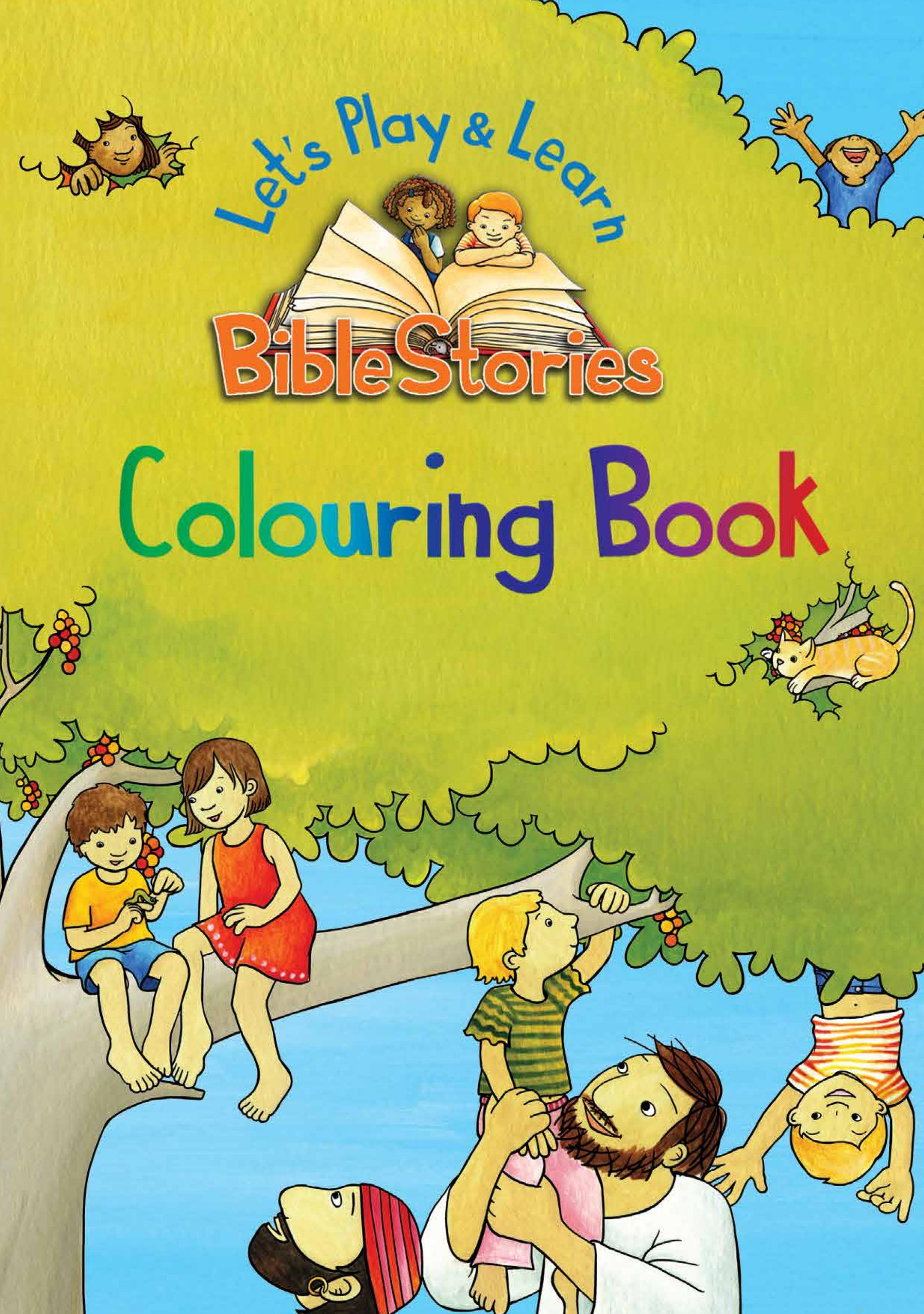 Let's Play & Learn Bible Stories Colouring Book - English by Christian ...