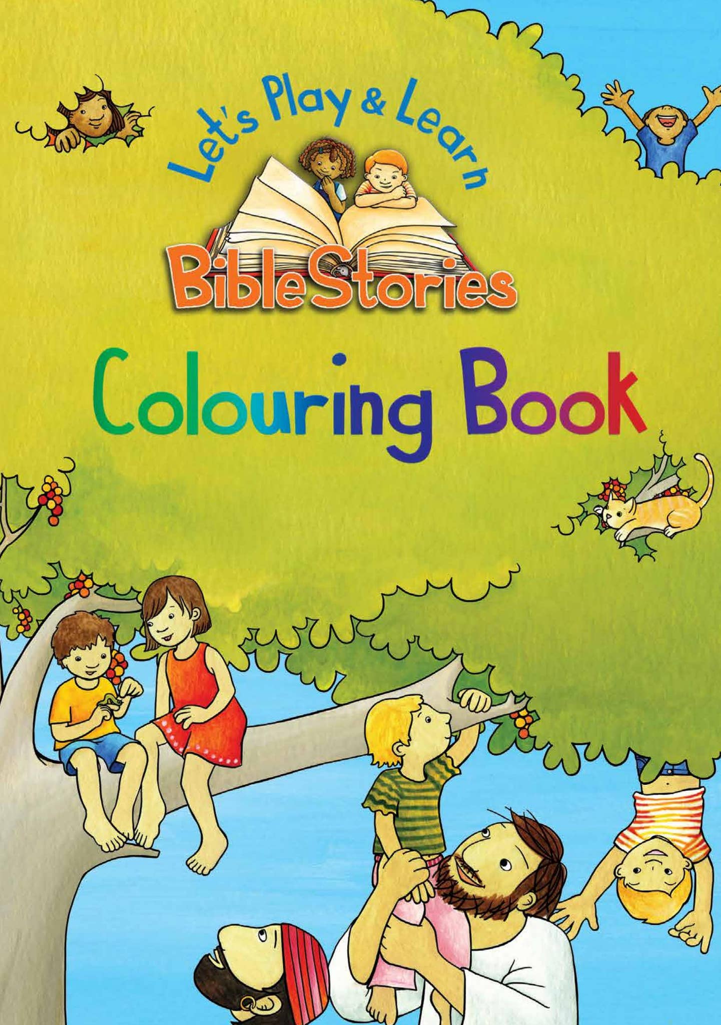 Let's Play & Learn Bible Stories Colouring Book - English by Christian ...