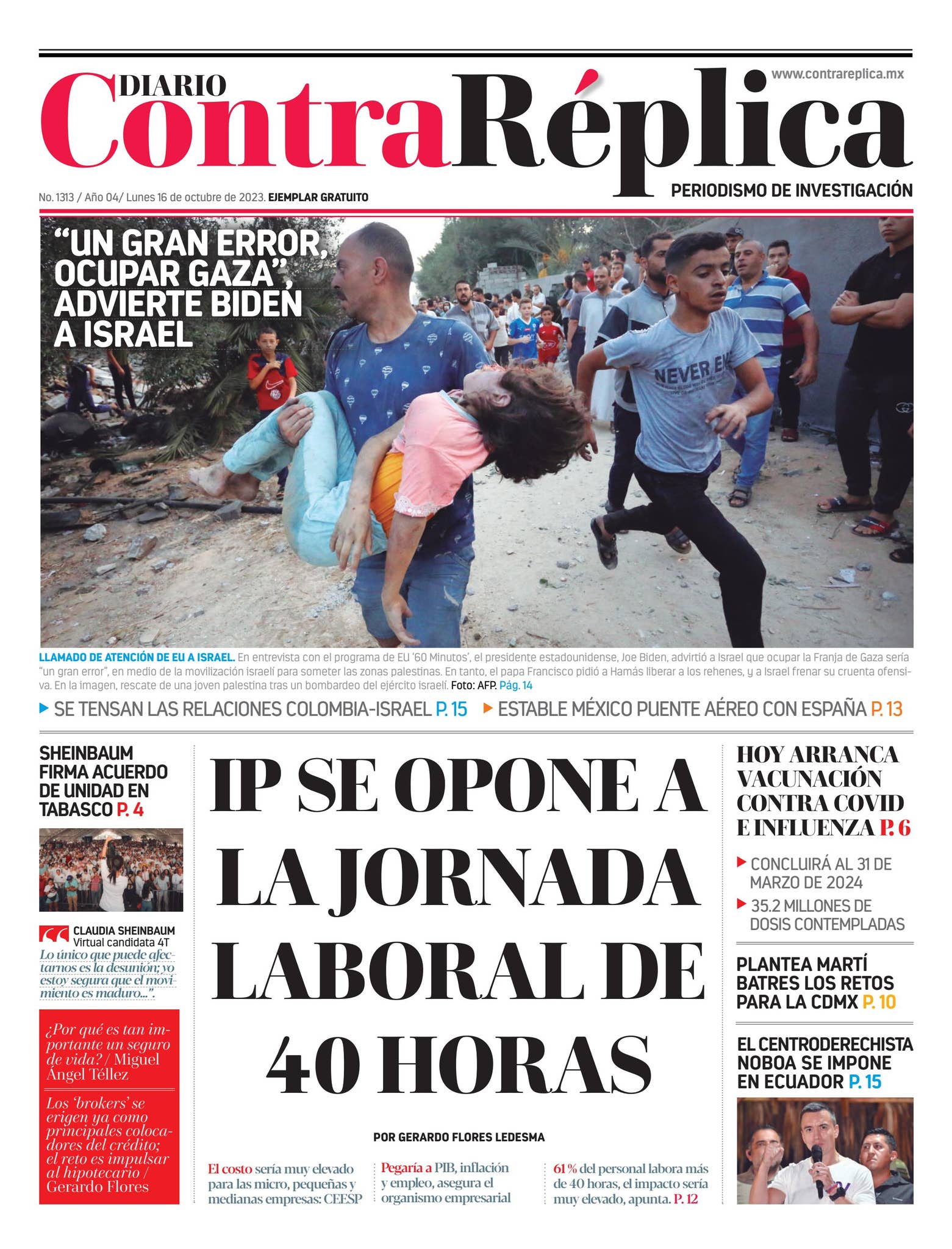 Contra Réplica a 16 de octubre del 2023 by Contra Réplica - Issuu