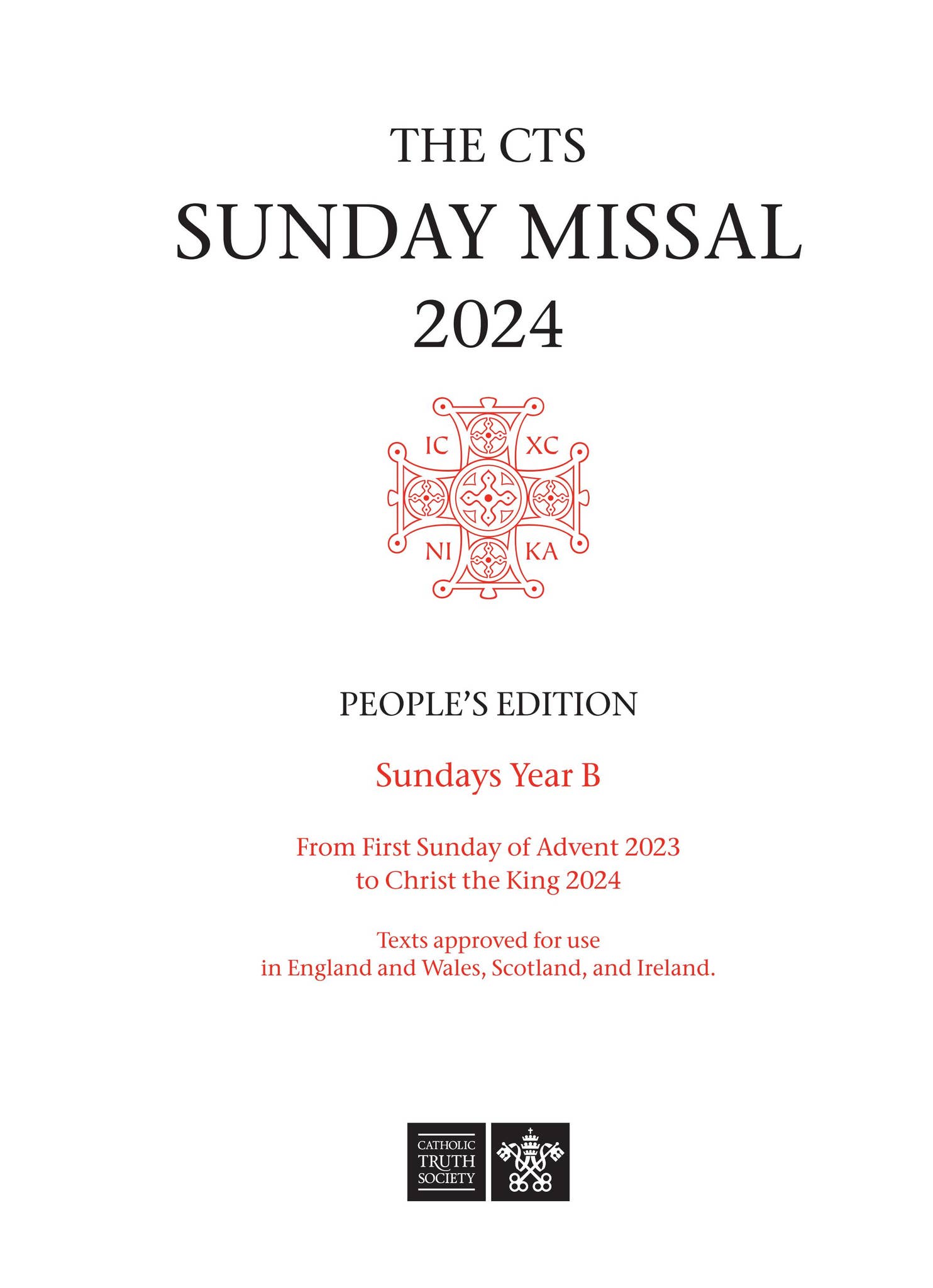The Sunday Missal 2024 by Catholic Truth Society - Issuu