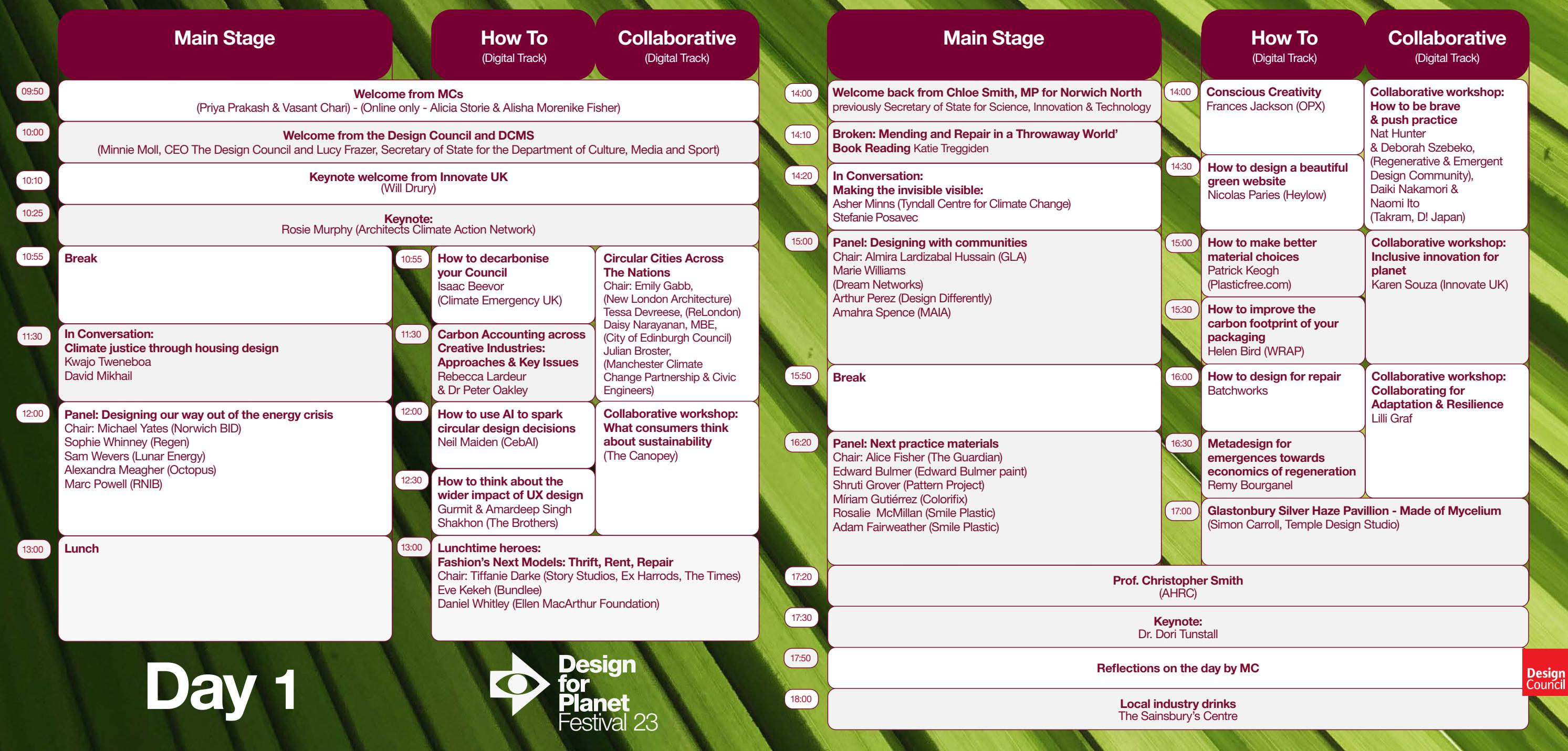 Design for Planet 2023 Programme by Design Council - Issuu