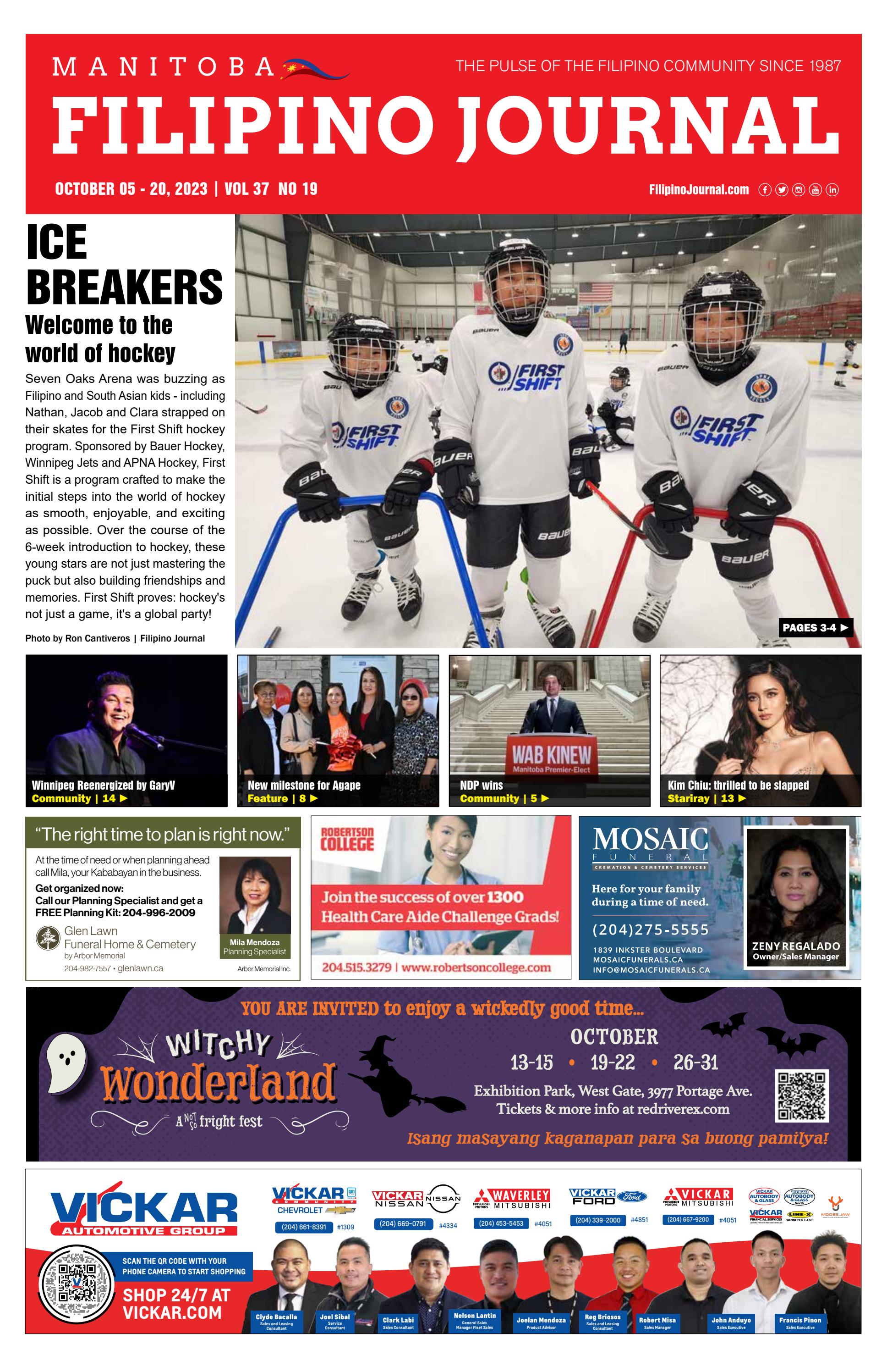 Filipino Journal, Manitoba Edition October 05 - 20, 2023 by Filipino ...