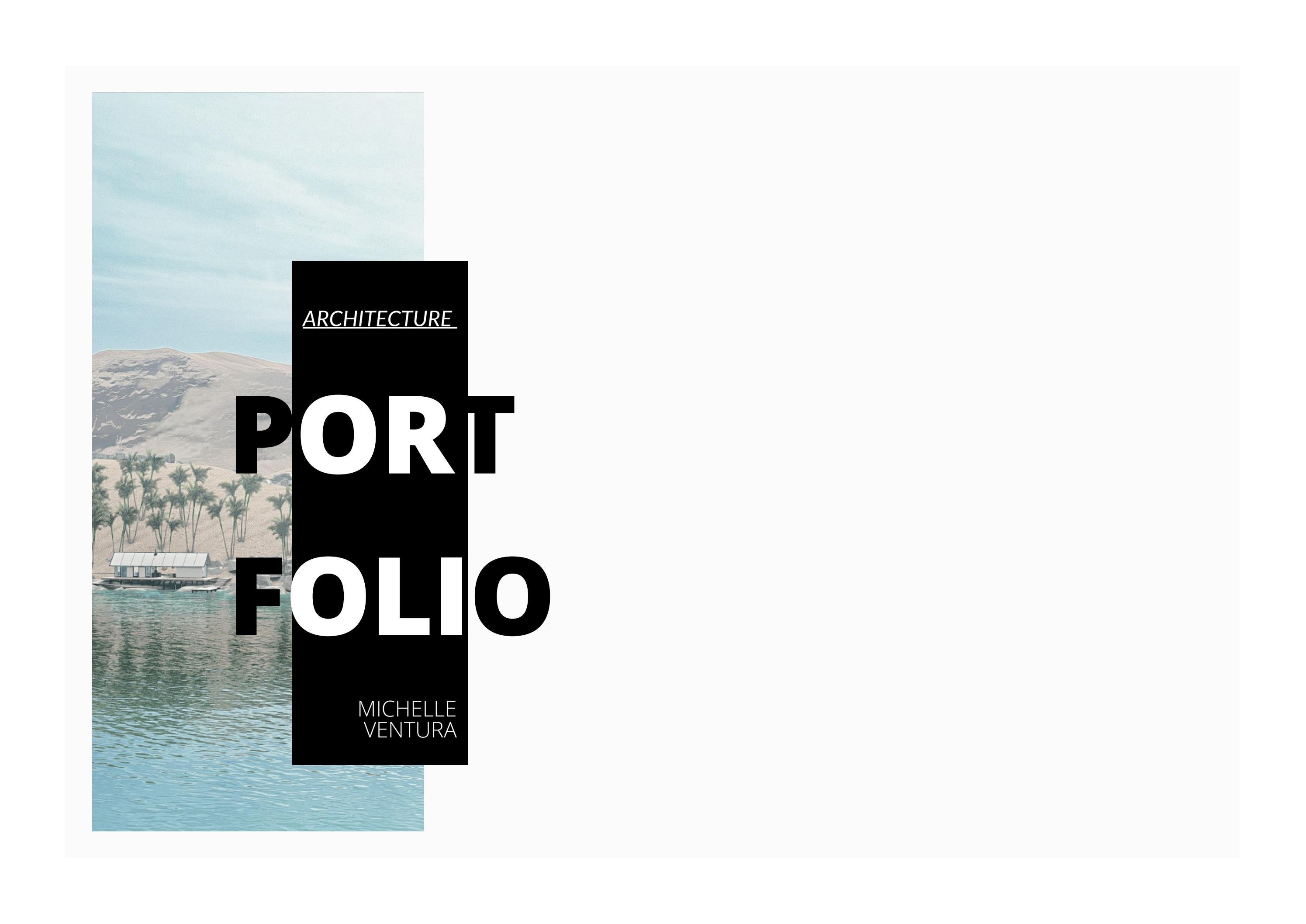 ARCHITECTURE PORTFOLIO by Michelle Ventura - Issuu