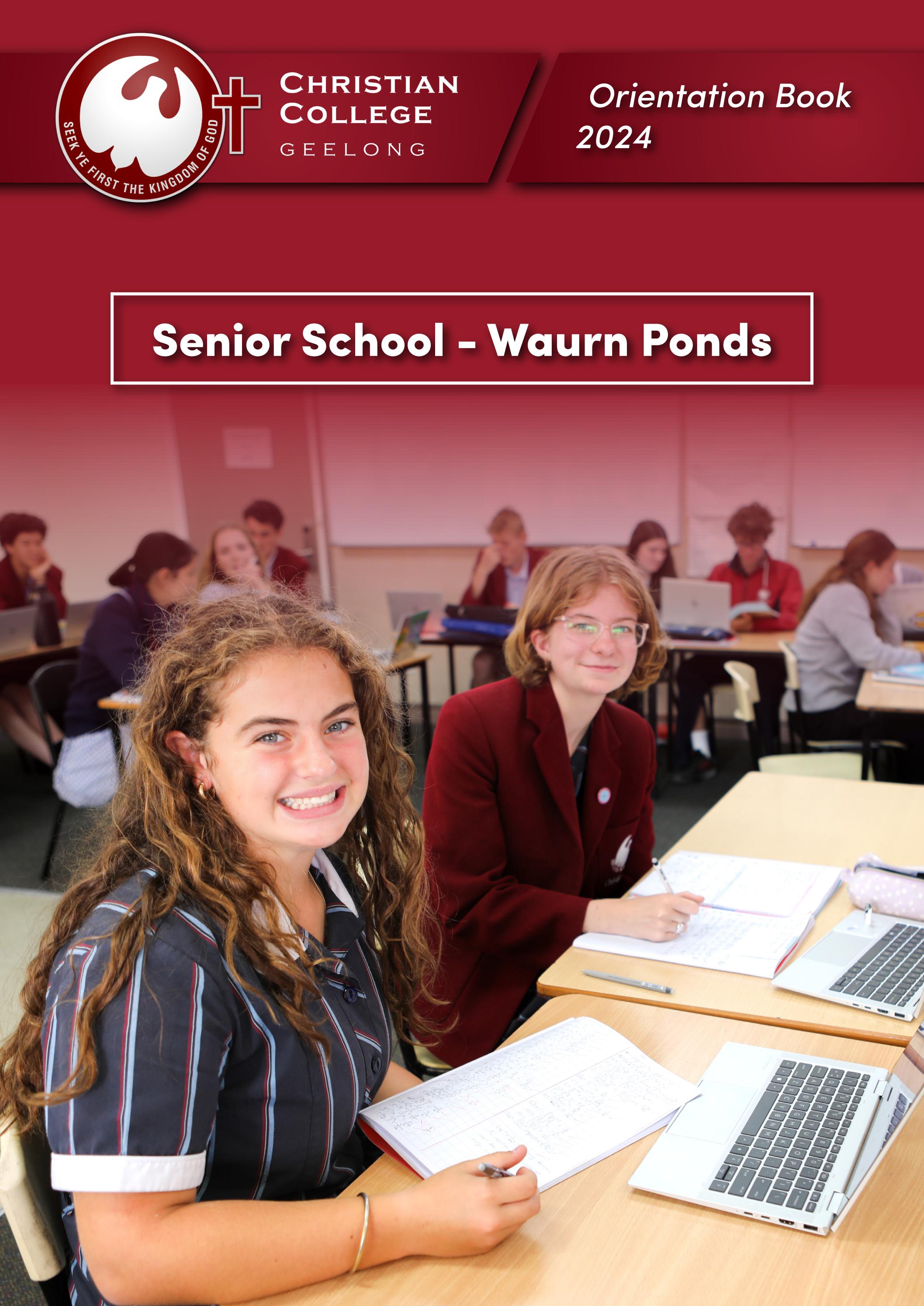 Senior School - Waurn Ponds by Christian College Geelong - Issuu