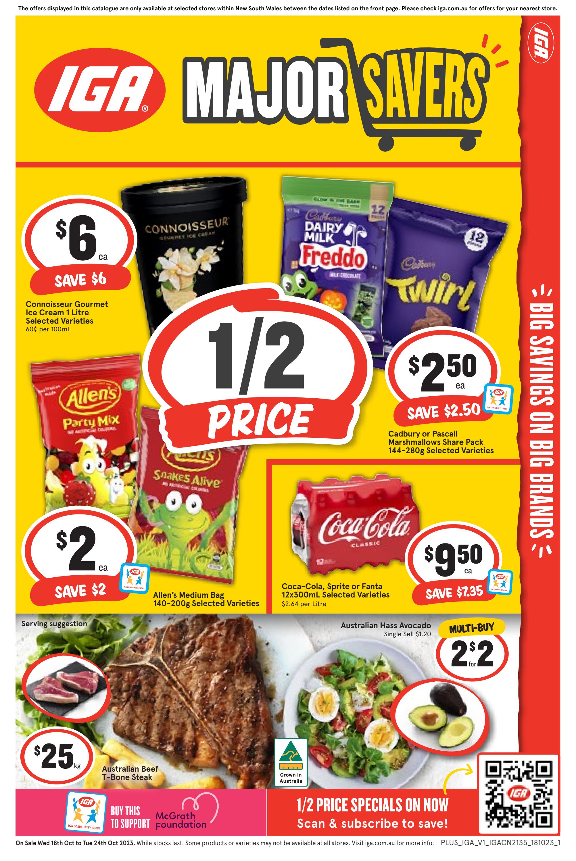 NSW - IGA Catalogue Plus (Mortdale, Paddington, North Sydney) 18.10.23 ...