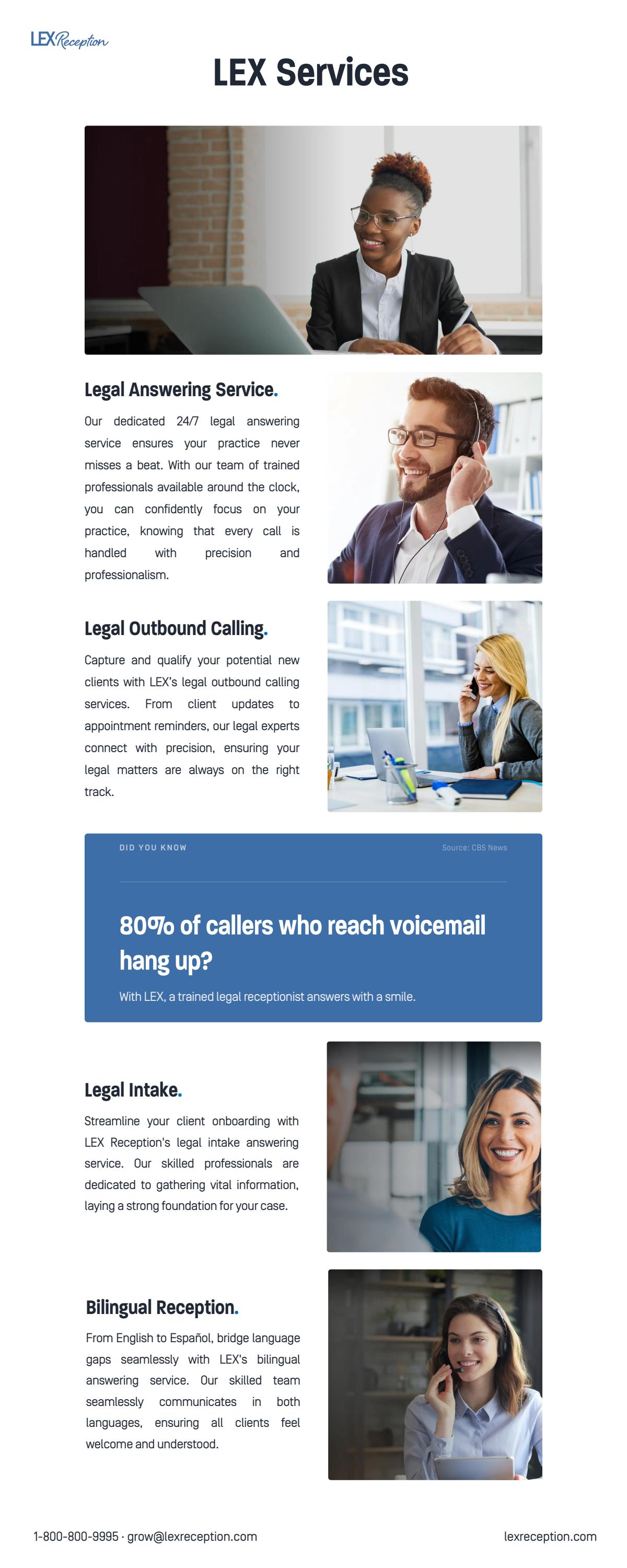 Premium LEX Services For Legal Professionals | LEX Reception by LEX ...