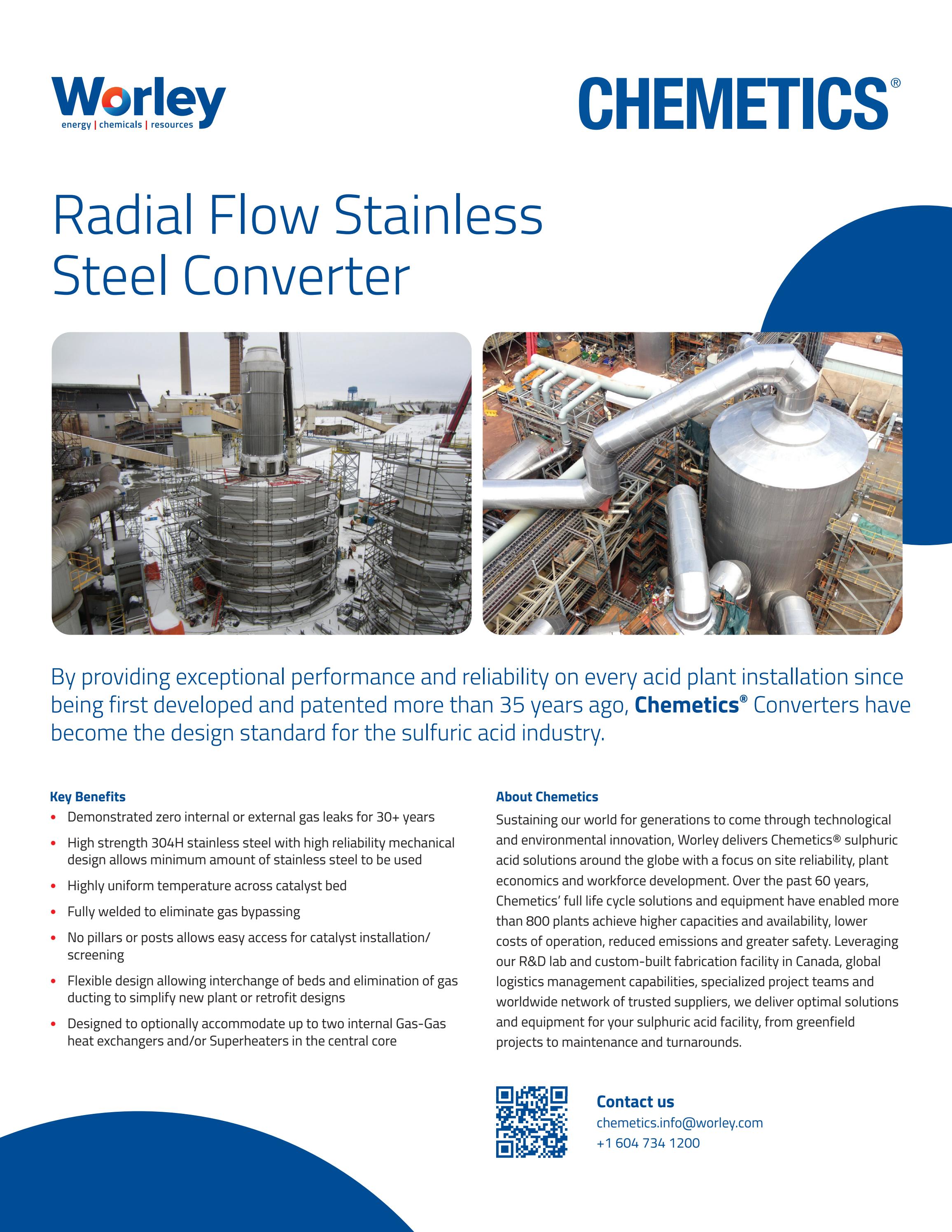 CHEMETICS: Radial Flow Stainless Steel Converter by worleyECR - Issuu