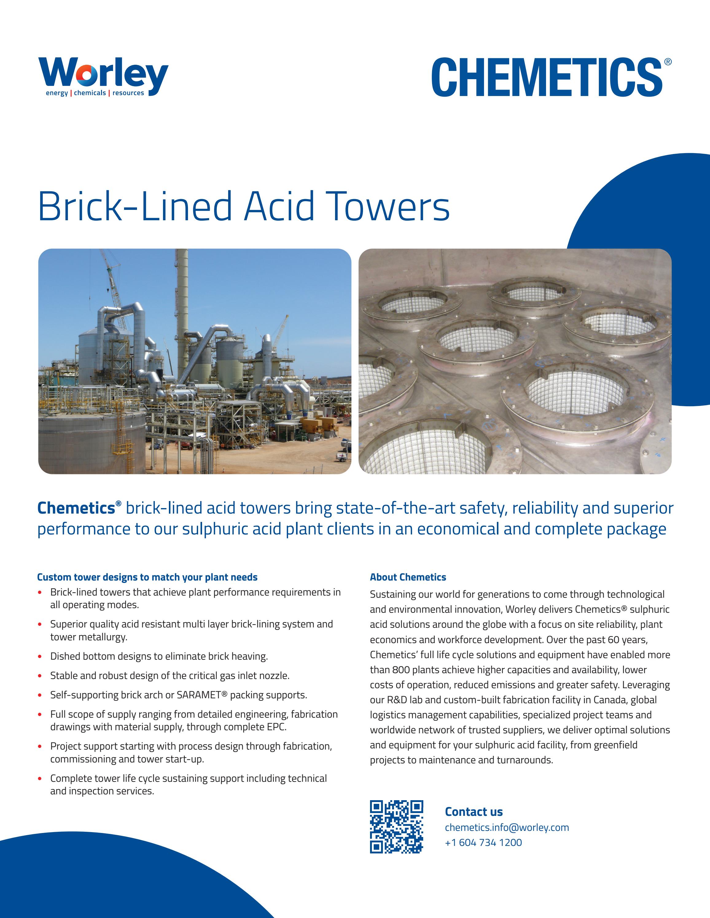CHEMETICS: Brick-Lined Acid Towers by worleyECR - Issuu