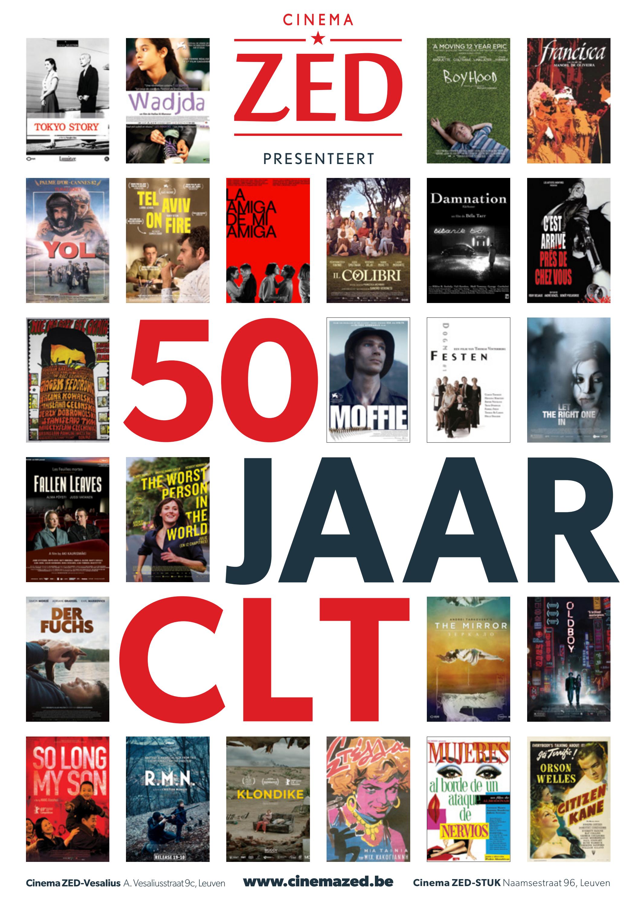 50 jaar CLT folder Cinema ZED by Cinema ZED • DOCVILLE • Kortfilmfestival Leuven • DALTON ...