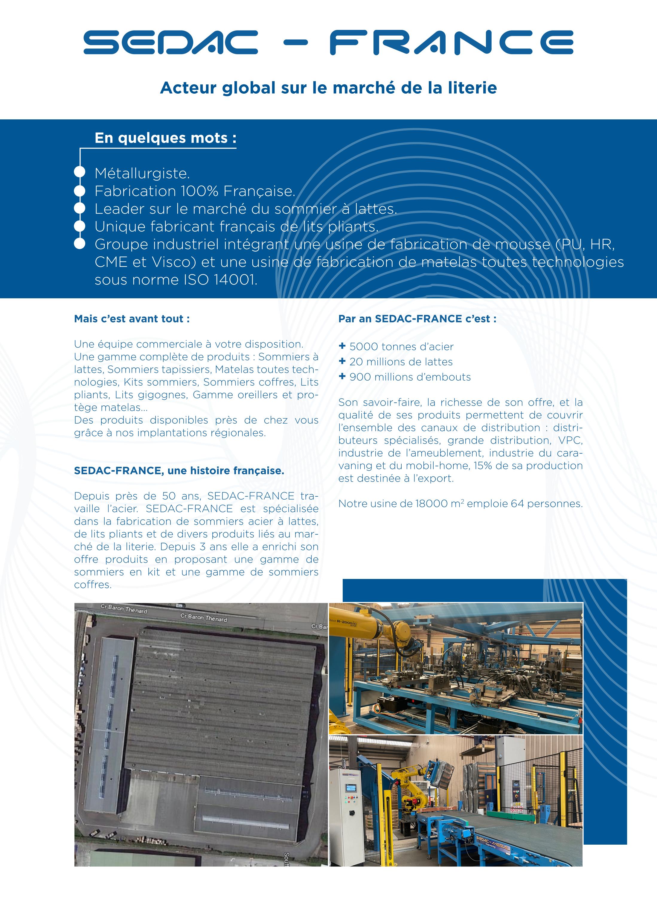 SEDAC-FRANCE Gamme générale by artitudecommunication - Issuu