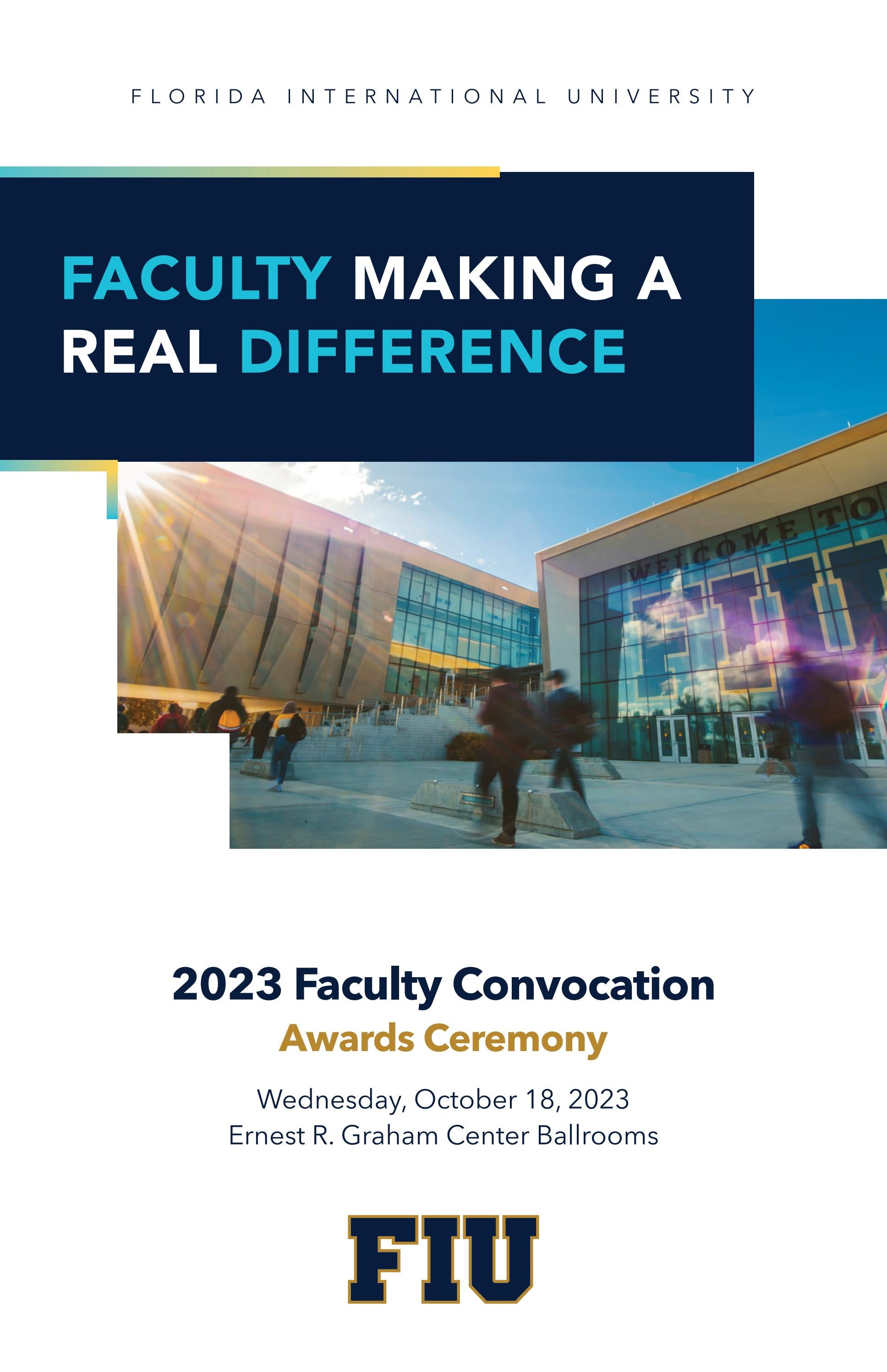FIU Faculty Convocation 2023 by FIU - Issuu