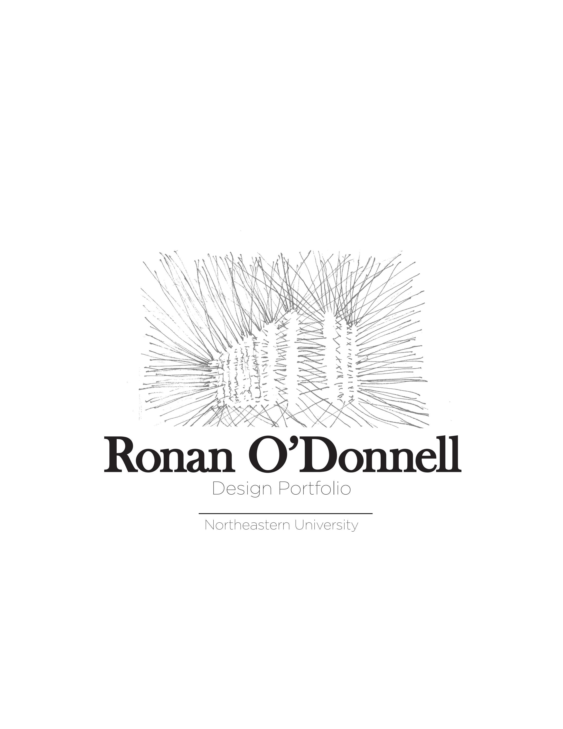 Design Portfolio - Ronan O'Donnell by ronan.odonnell - Issuu