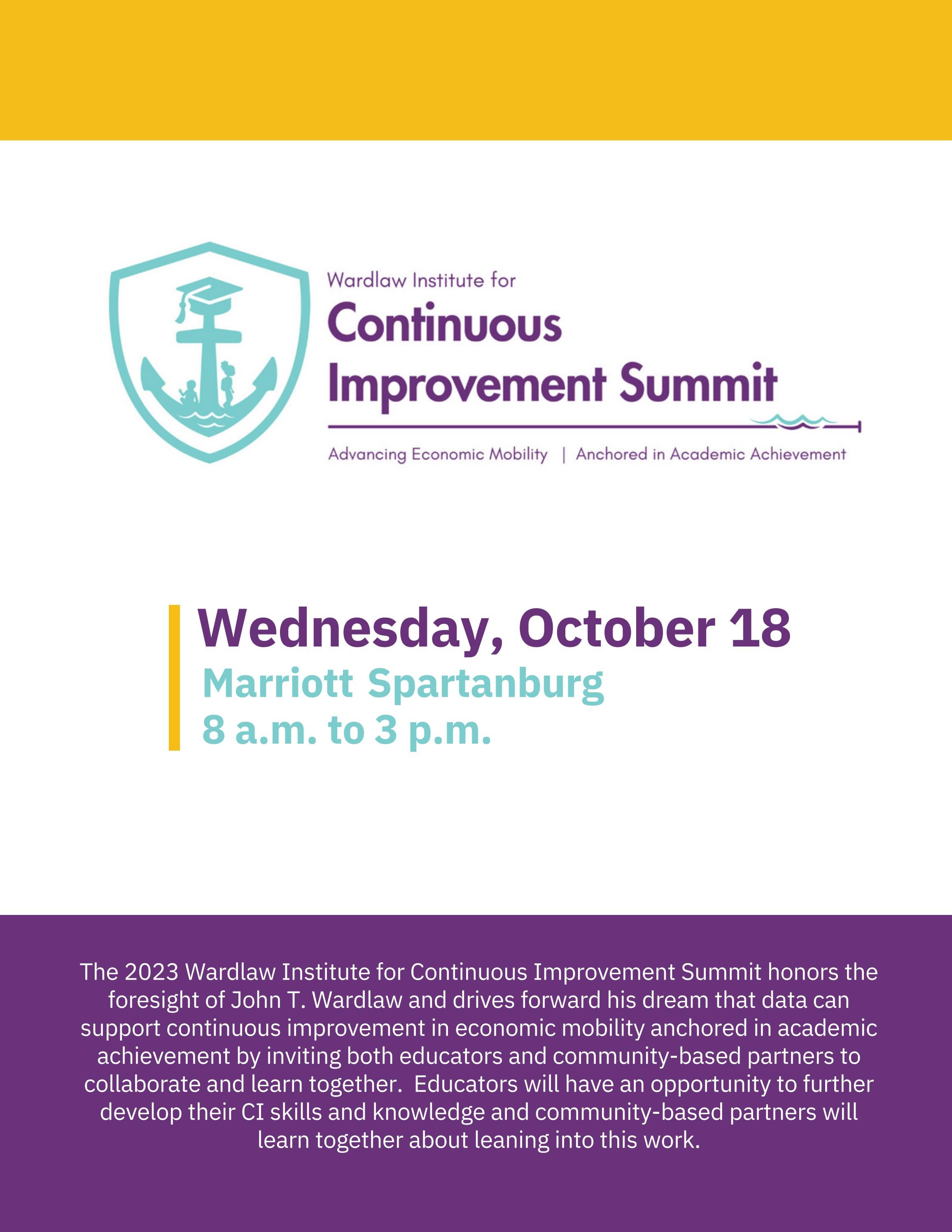 Wardlaw Summit 2023 by Spartanburg Academic Movement - Issuu