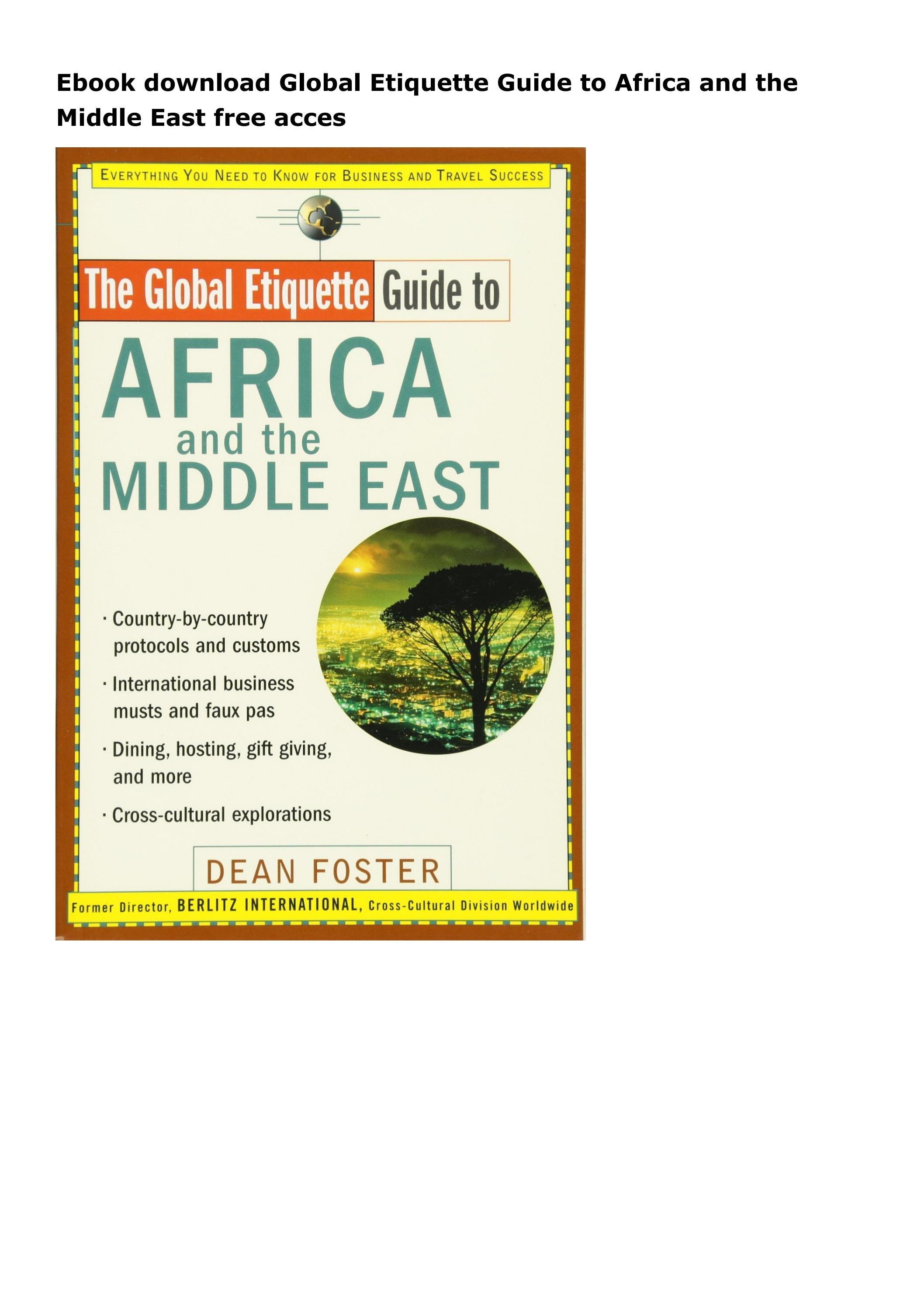 Your Guide To Etiquette In The Middle East – MRQOI