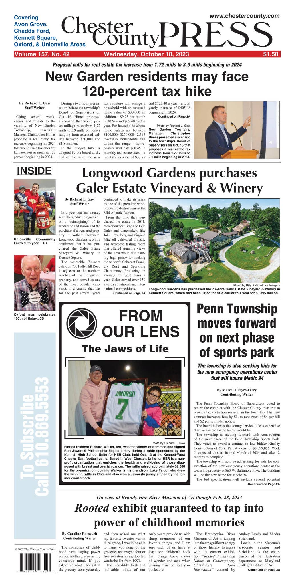 Chester County Press 10-18-2023 Edition by Ad Pro Inc. - Issuu