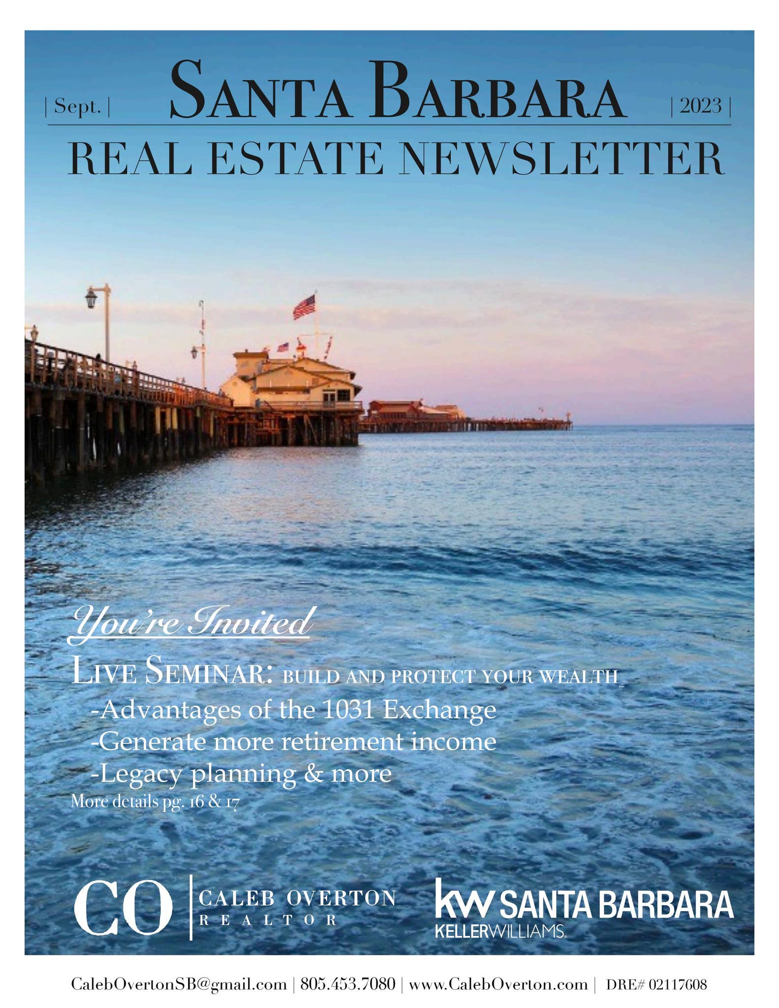 September '23 Santa Barbara Real Estate Newsletter by Caleb Overton ...