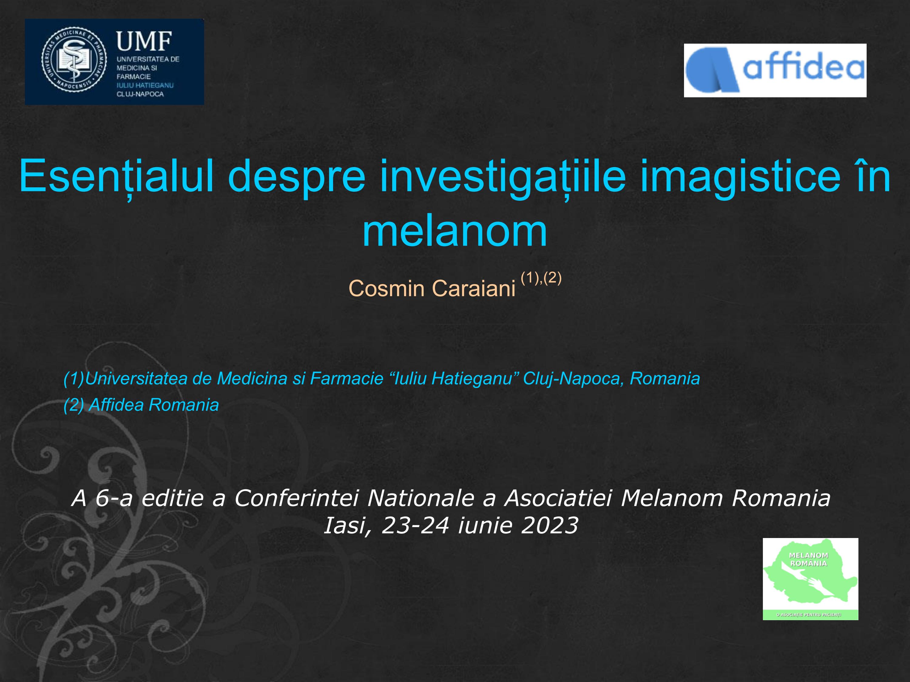 Esențialul despre investigațiile imagistice în melanom by Asociatia ...