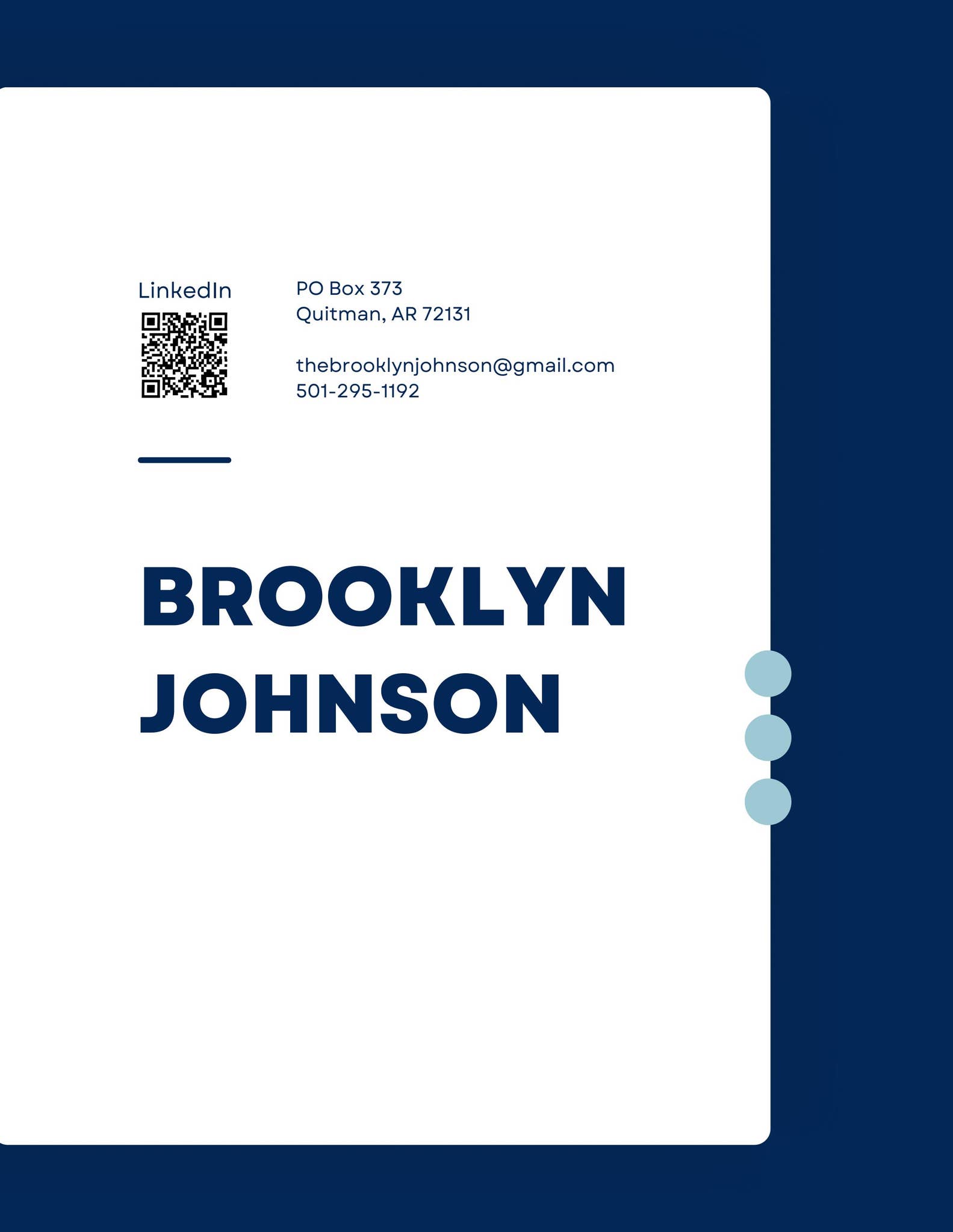 Brooklyn Johnson's Portfolio by Brooklyn Johnson - Issuu