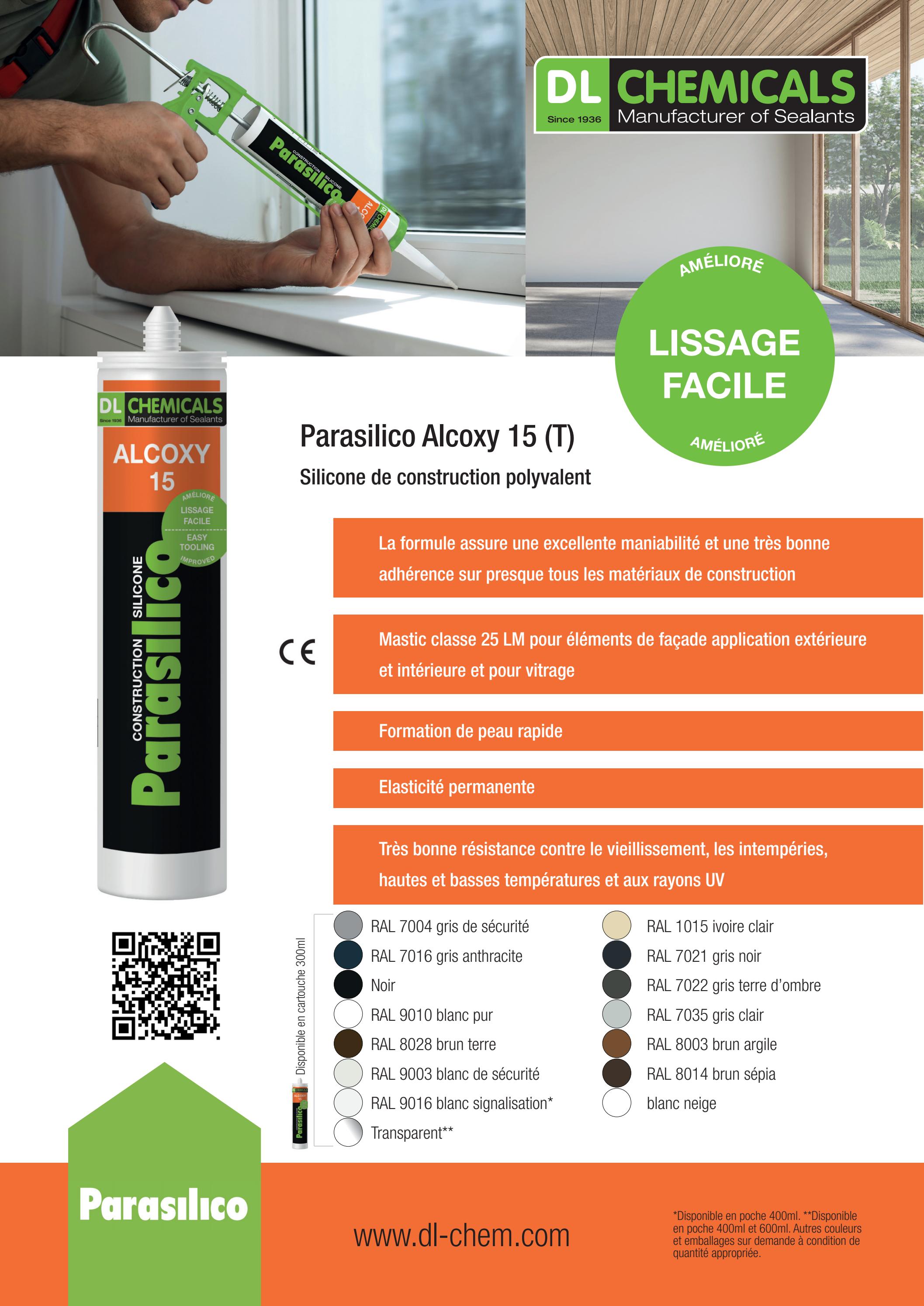Parasilico Alcoxy 15 - Silicone prêt pour votre avenir by DL Chemicals ...