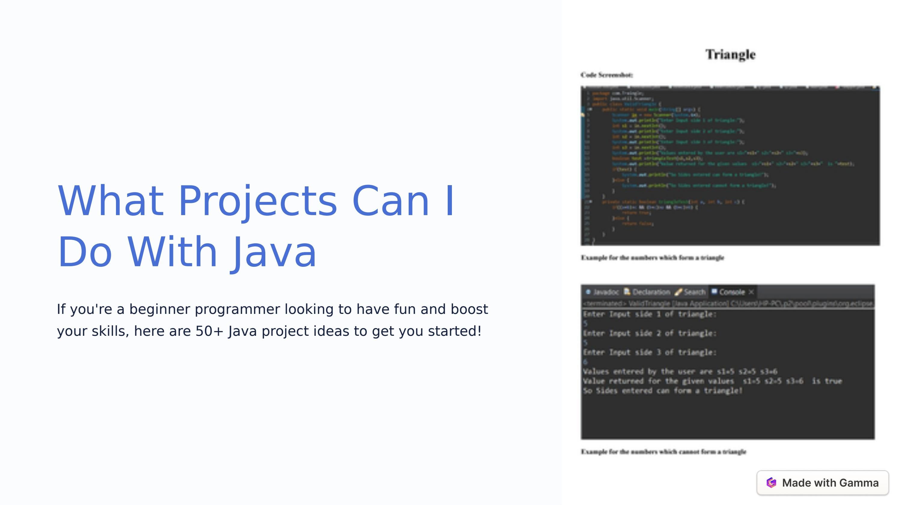 What Projects Can I Do With Java by Live Lectures - Issuu