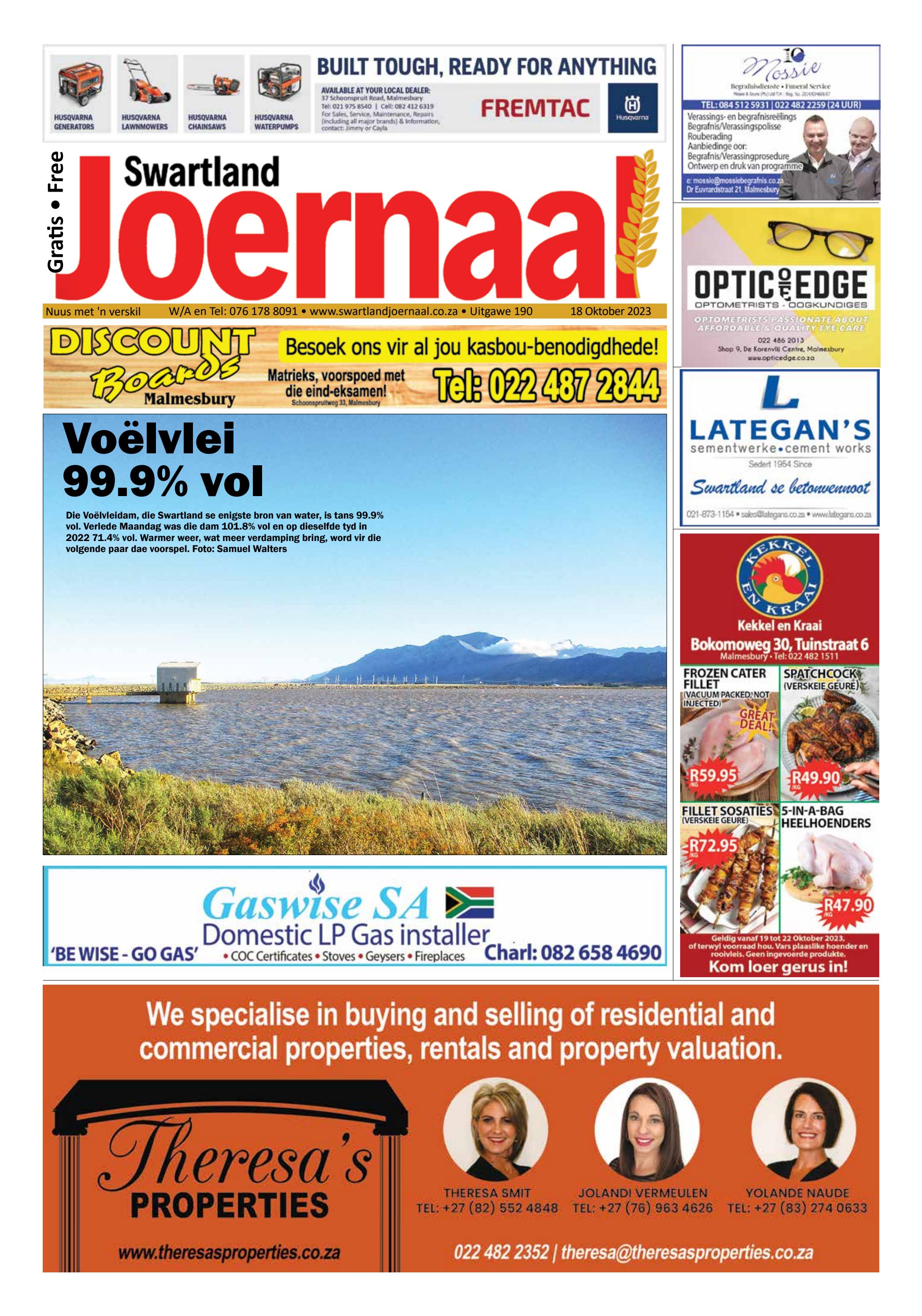 Swartland Joernaal 18 Oktober 2023 by Swartland Joernaal - Issuu