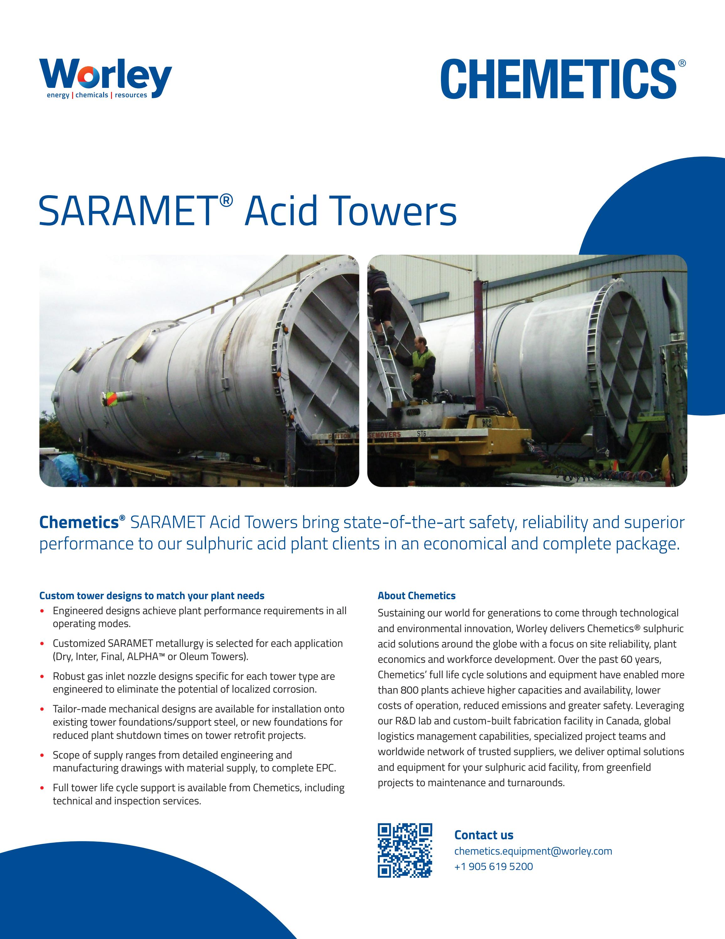 CHEMETICS: SARAMET® Acid Towers by worleyECR - Issuu