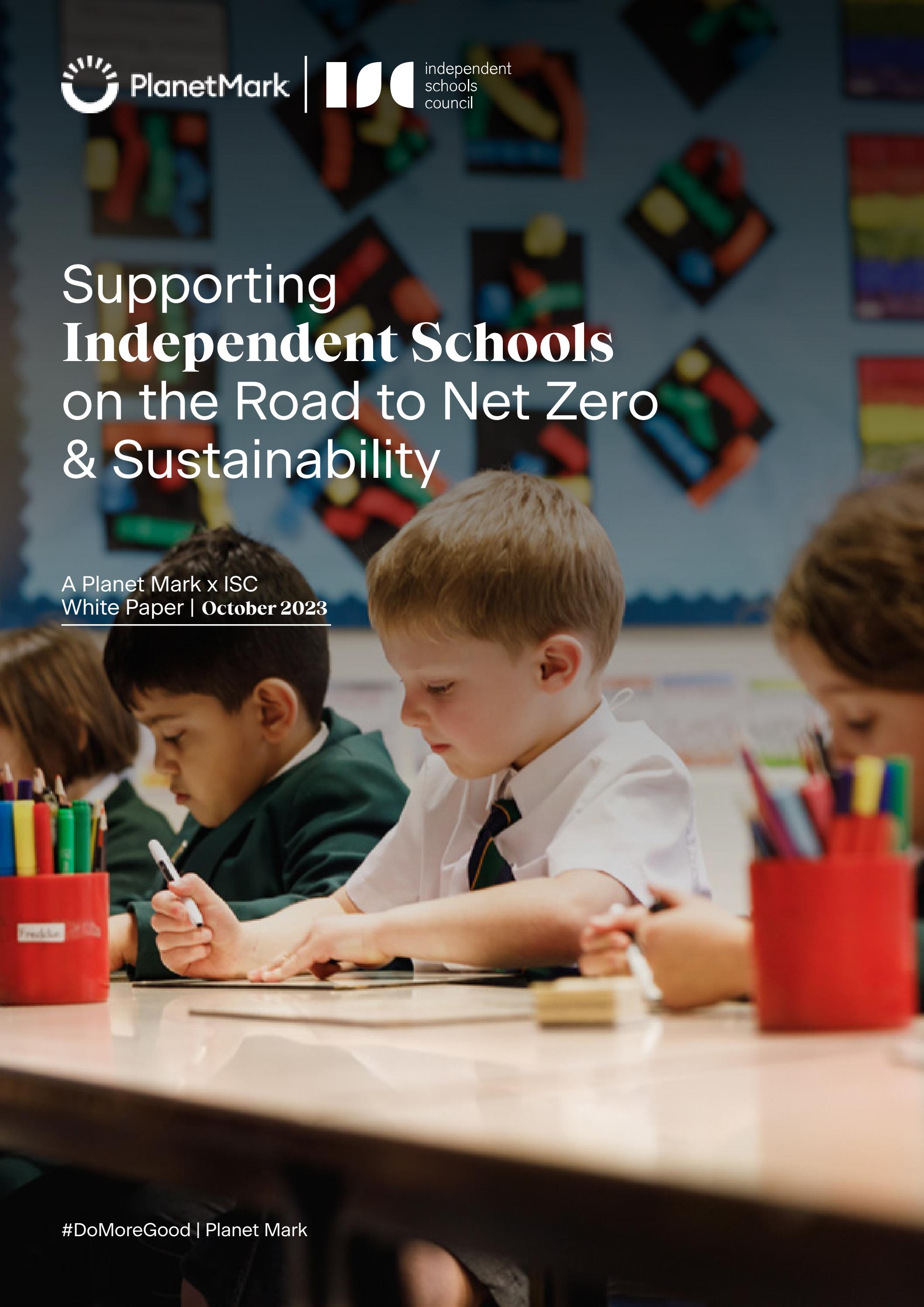 Independent Schools Council White Paper on Sustainability 2023 by ...