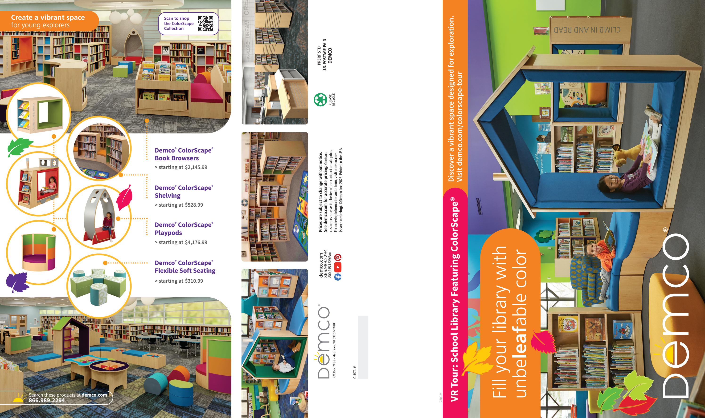 FJ Spaces K-12 Library & Public Library Tri-fold by Demco, Inc. - Issuu
