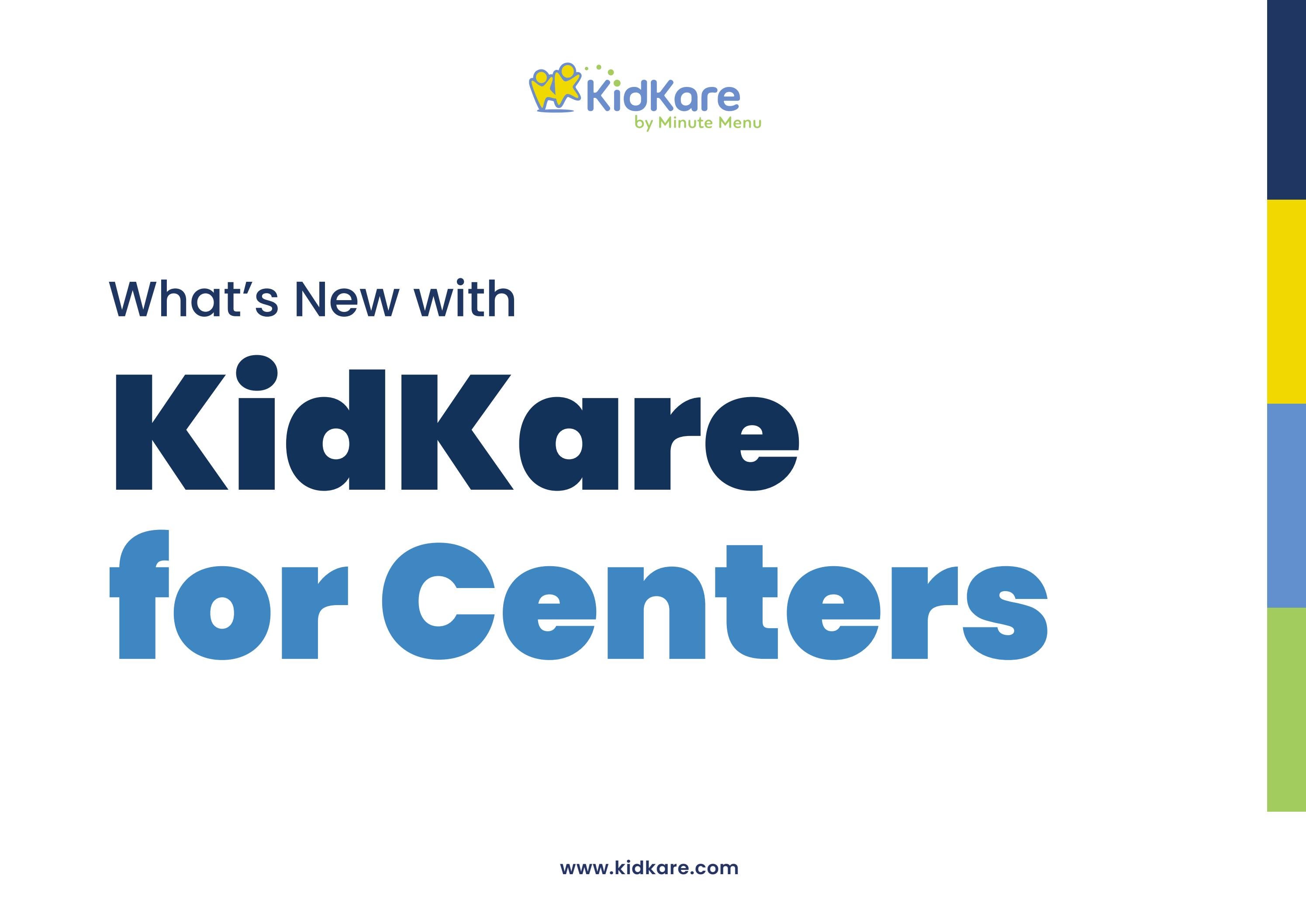 KidKare for Centers by KidKare by Minute Menu - Issuu