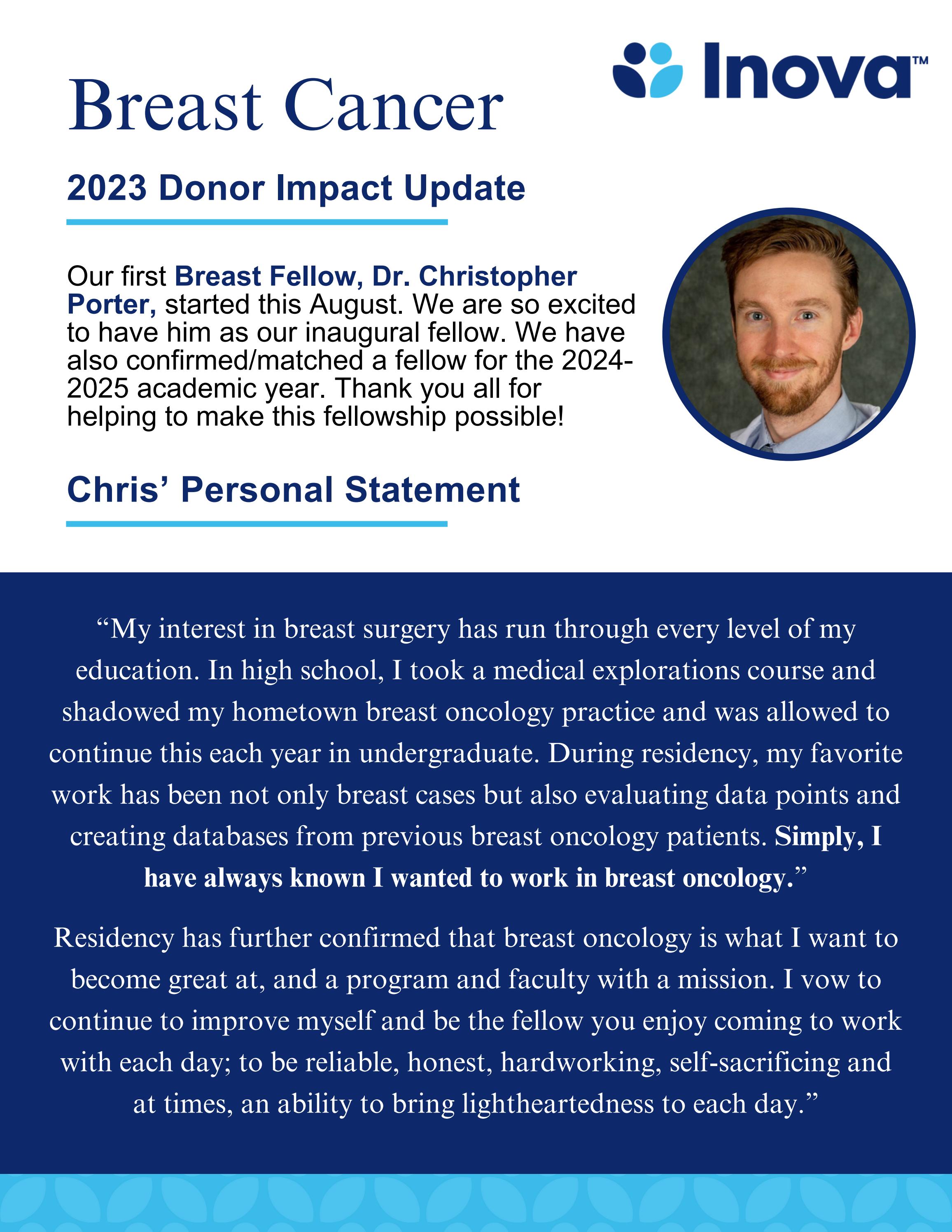 Inova Breast Cancer 2023 Donor Impact Update by Inova Health System - Issuu