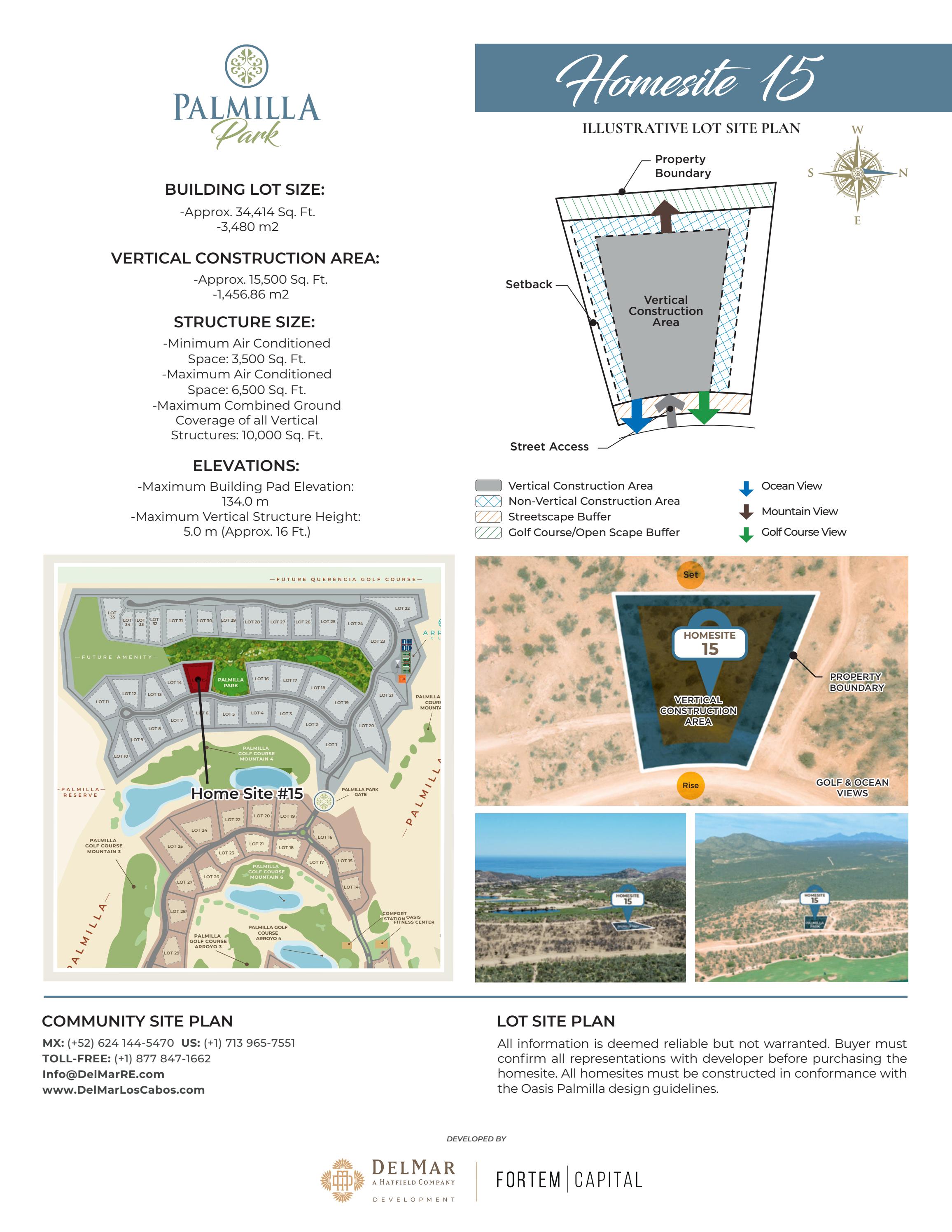 Palmilla Park Homesite 15 - Factsheet by Del Mar Real Estate - Issuu