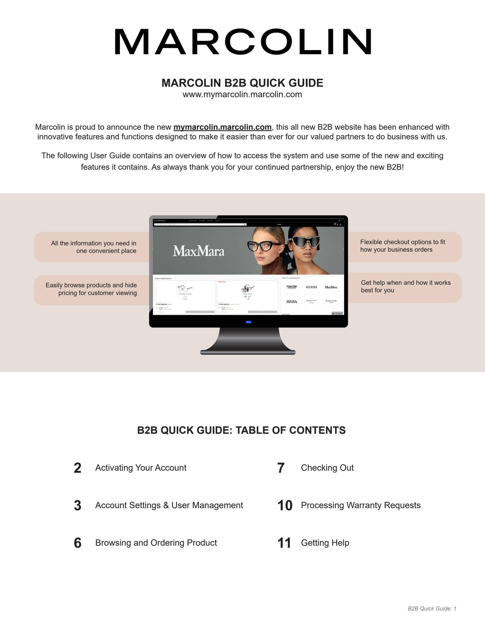 Marcolin B2B - User Guide by Marcolin Eyewear - Issuu