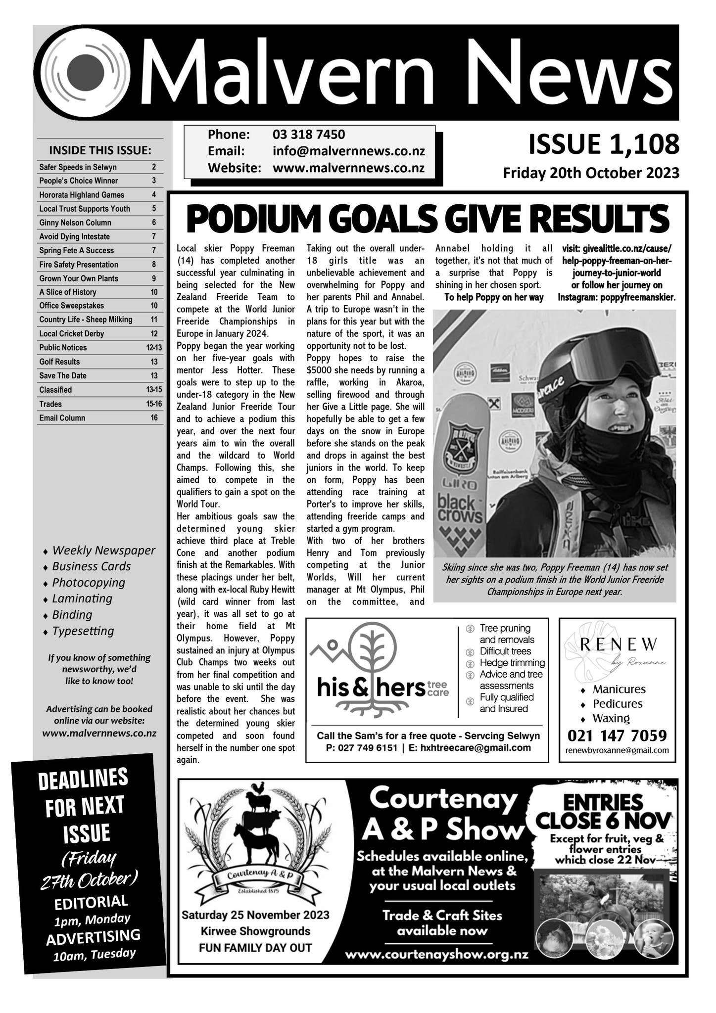 Issue 1,108 Friday 20th October 2023 by Malvern News - Issuu