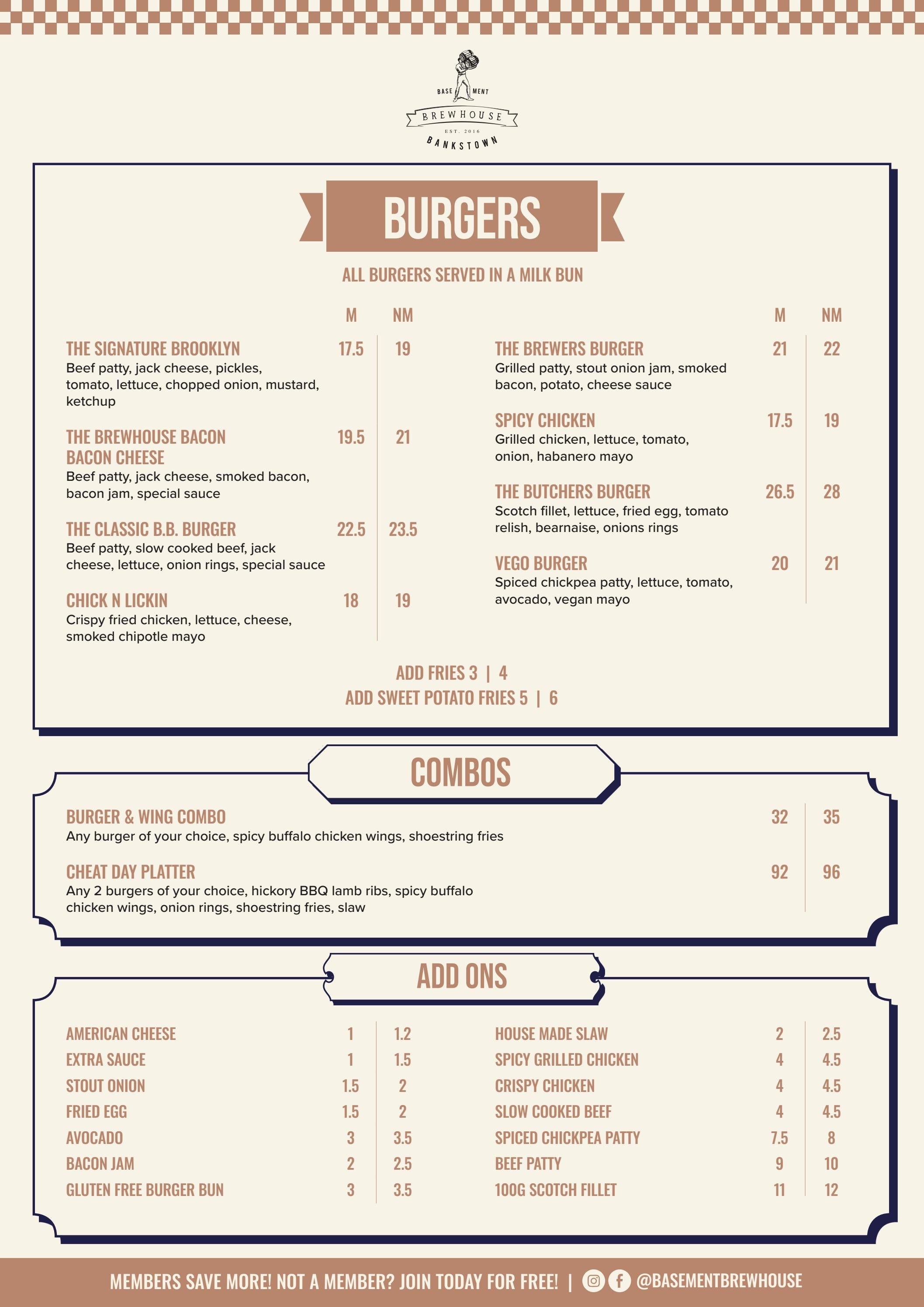 Brewhouse Basement_Menu OCT 2023 by Bankstown Sports Club - Issuu