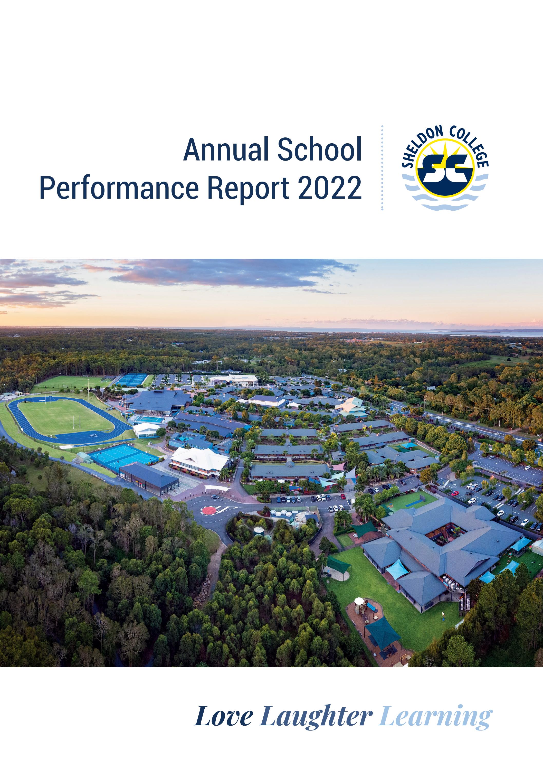 Annual School Performance Report 2022 by SheldonCollege - Issuu