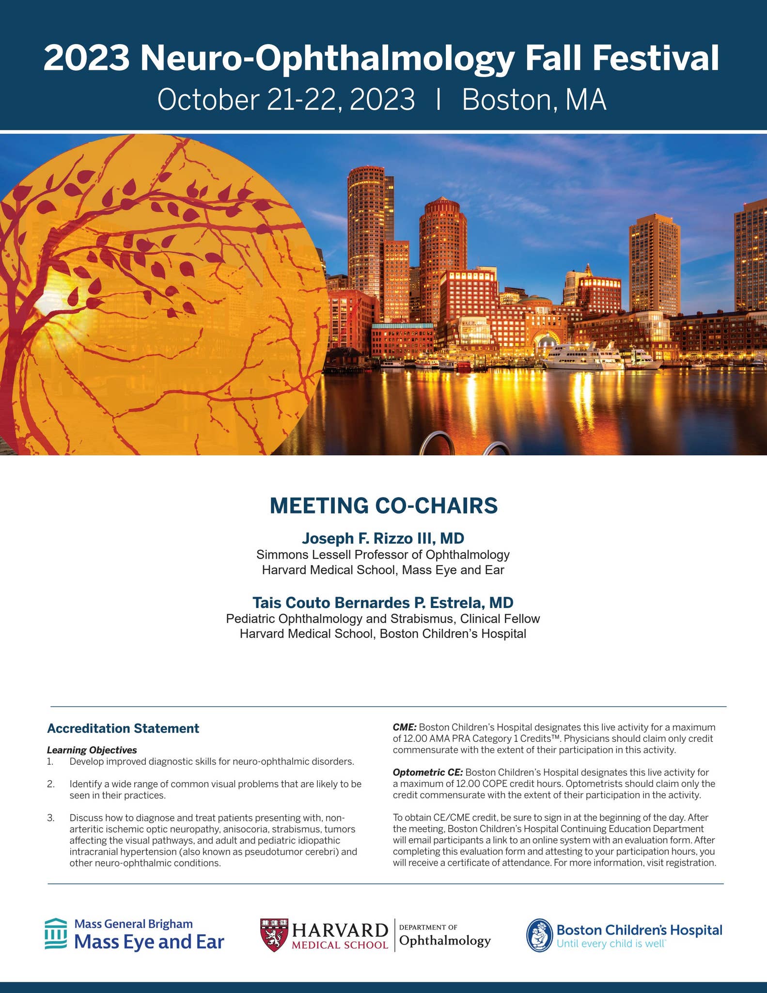 2023 Neuro Fall Festival Program by Harvard Ophthalmology - Issuu