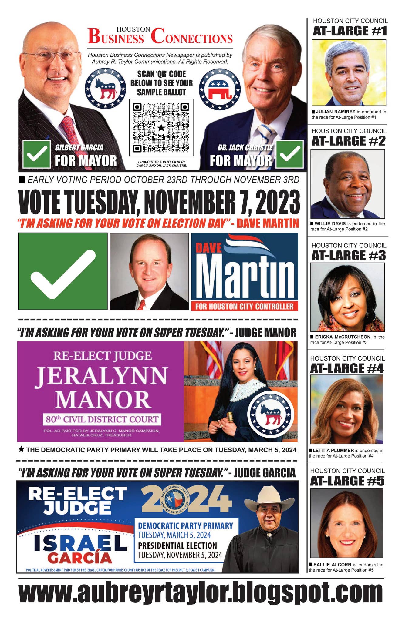 Gilbert Garcia and Jack Christie Are Both Running for Mayor; Houston ...