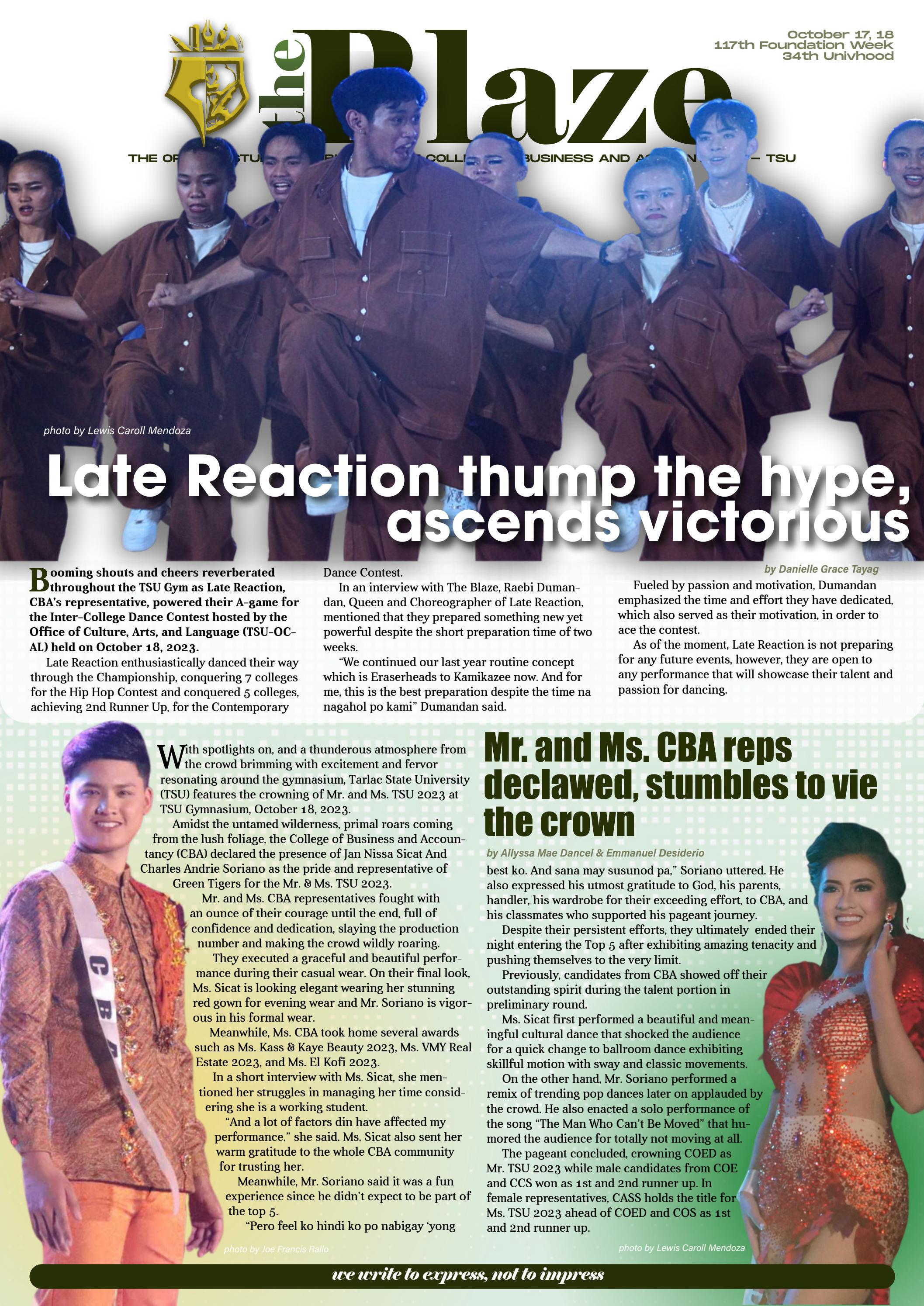 117th TSU Founding Anniversary Flash Issue by Tarlac State University ...