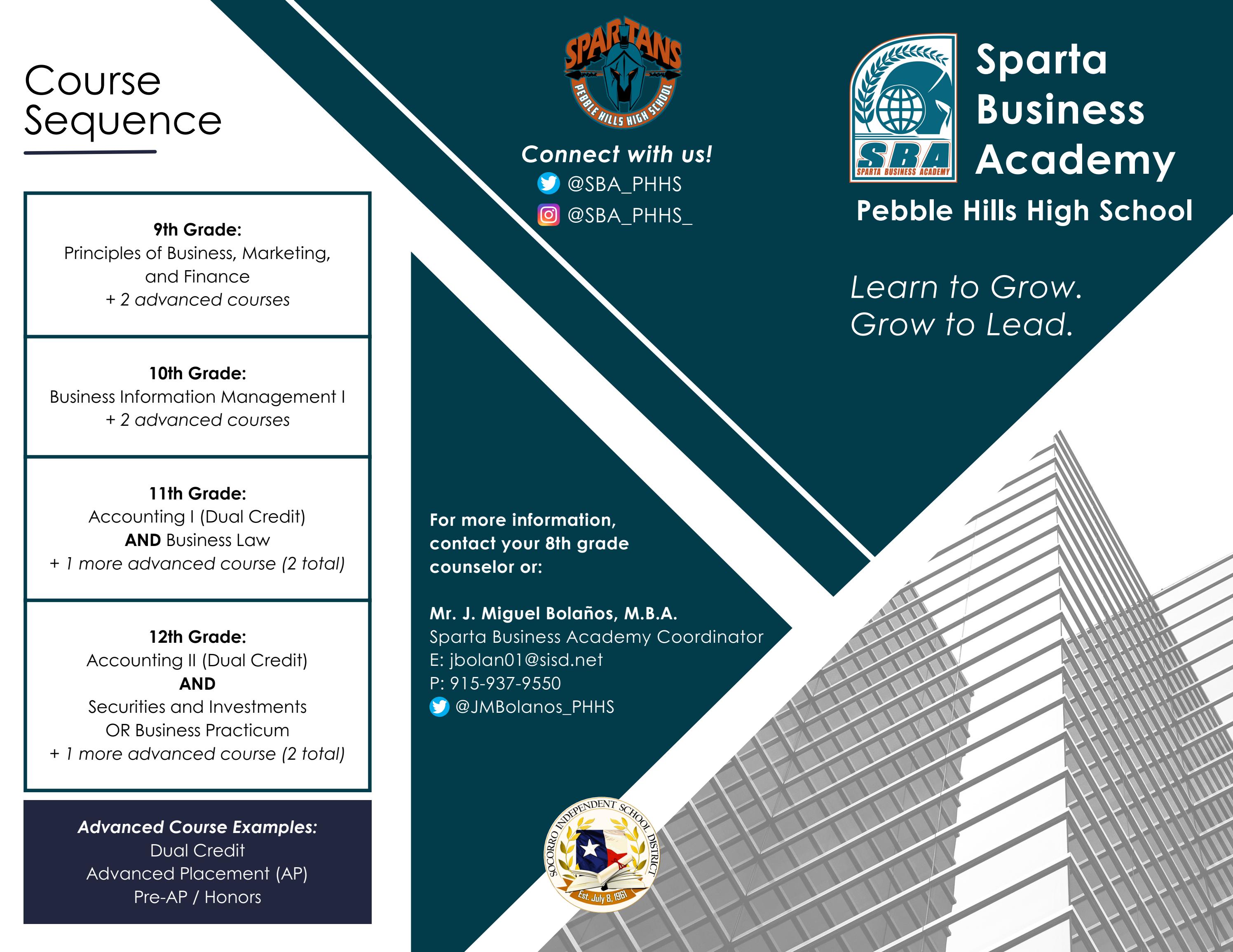 SBA 2023-24 Brochure by sba_phhs - Issuu