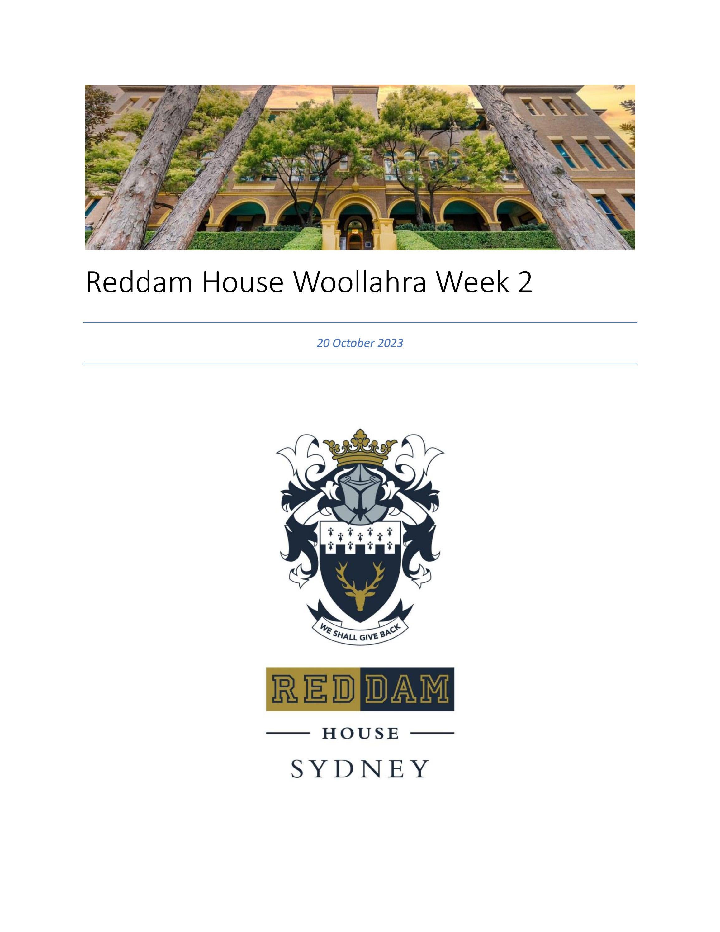 Newsletter Reddam House Primary School 20 October 2023 by Reddam House ...