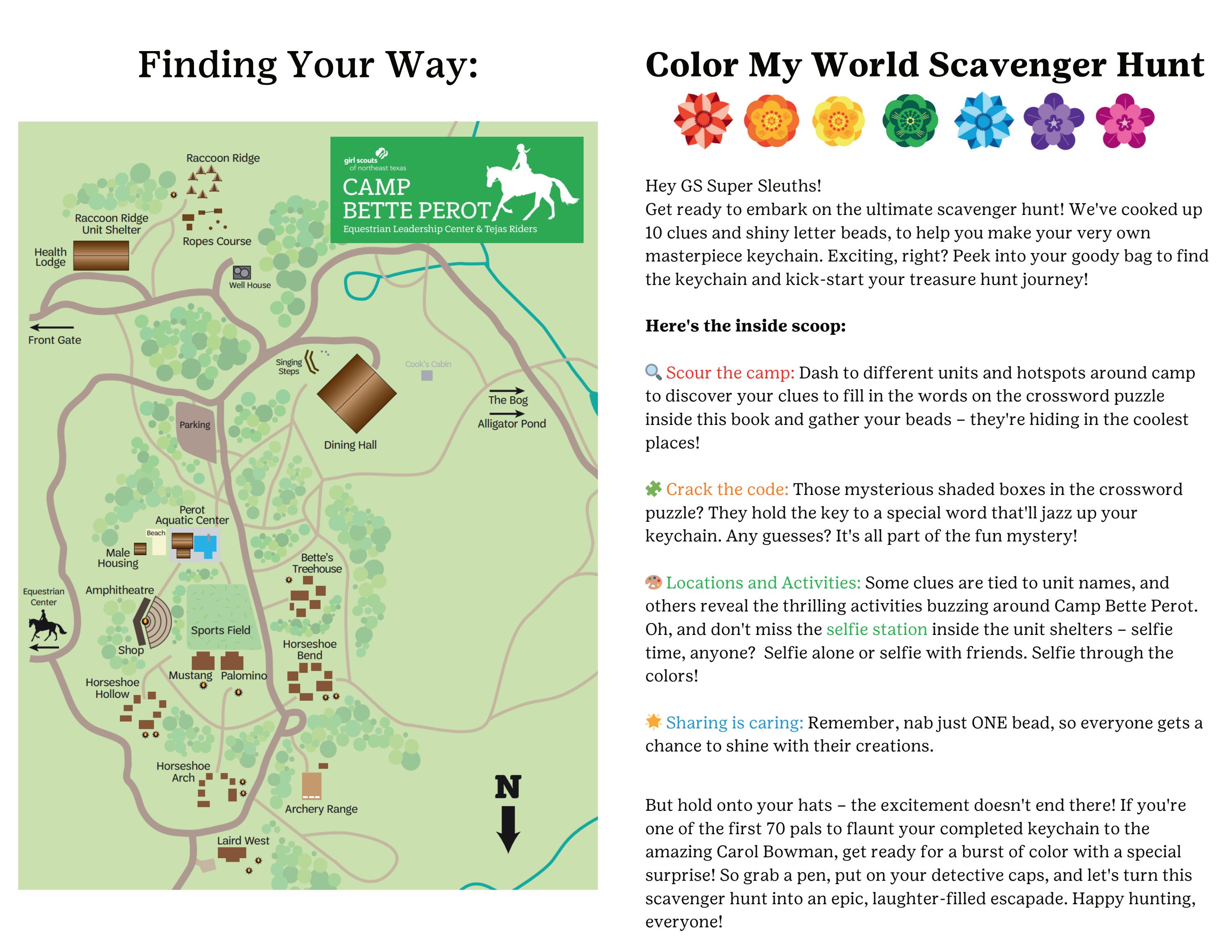 Adult Retreat Scavenger Hunt by Girl Scouts of Northeast Texas - Issuu