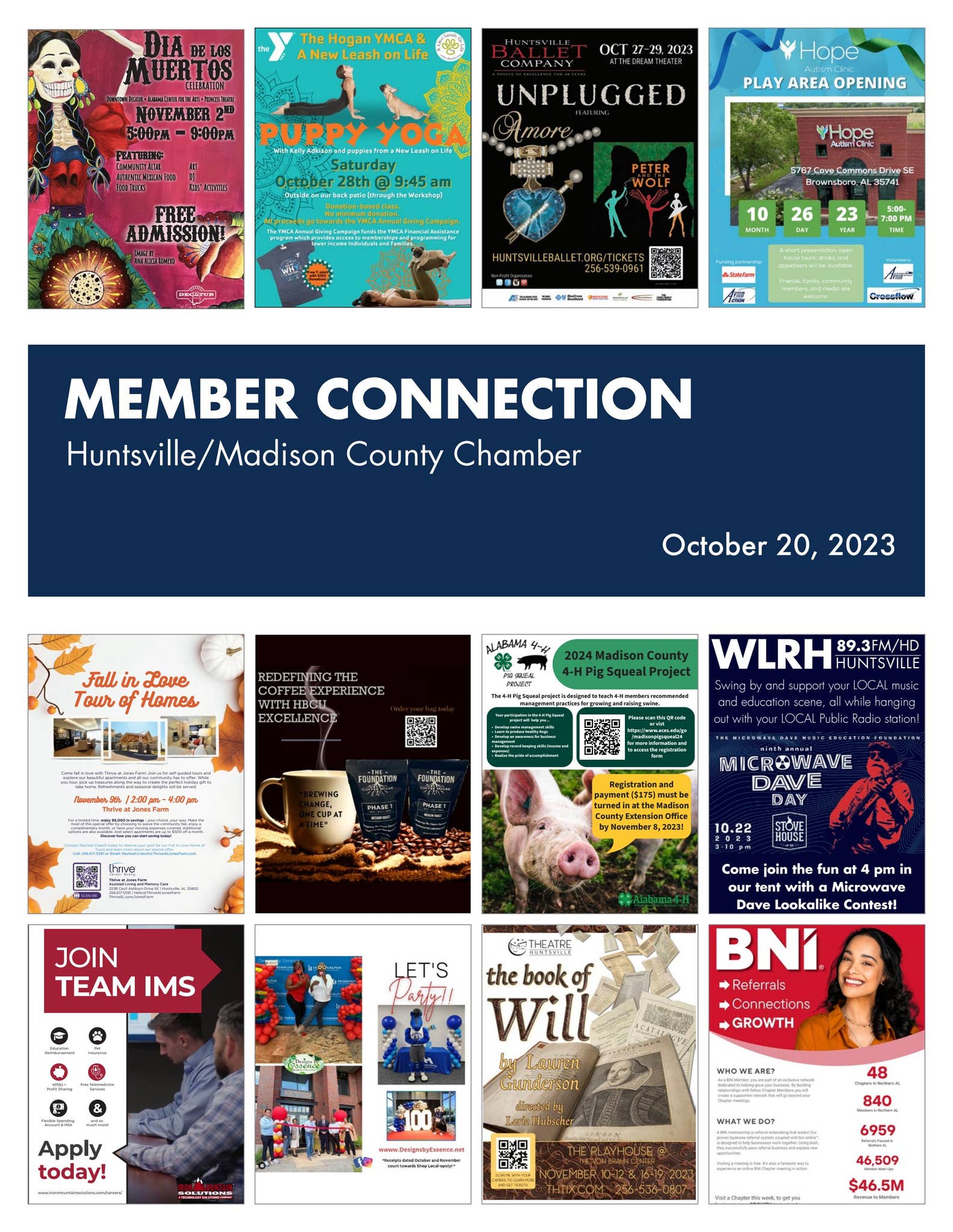 Member Connection, Oct. 20, 2023 by Huntsville/Madison County Chamber ...