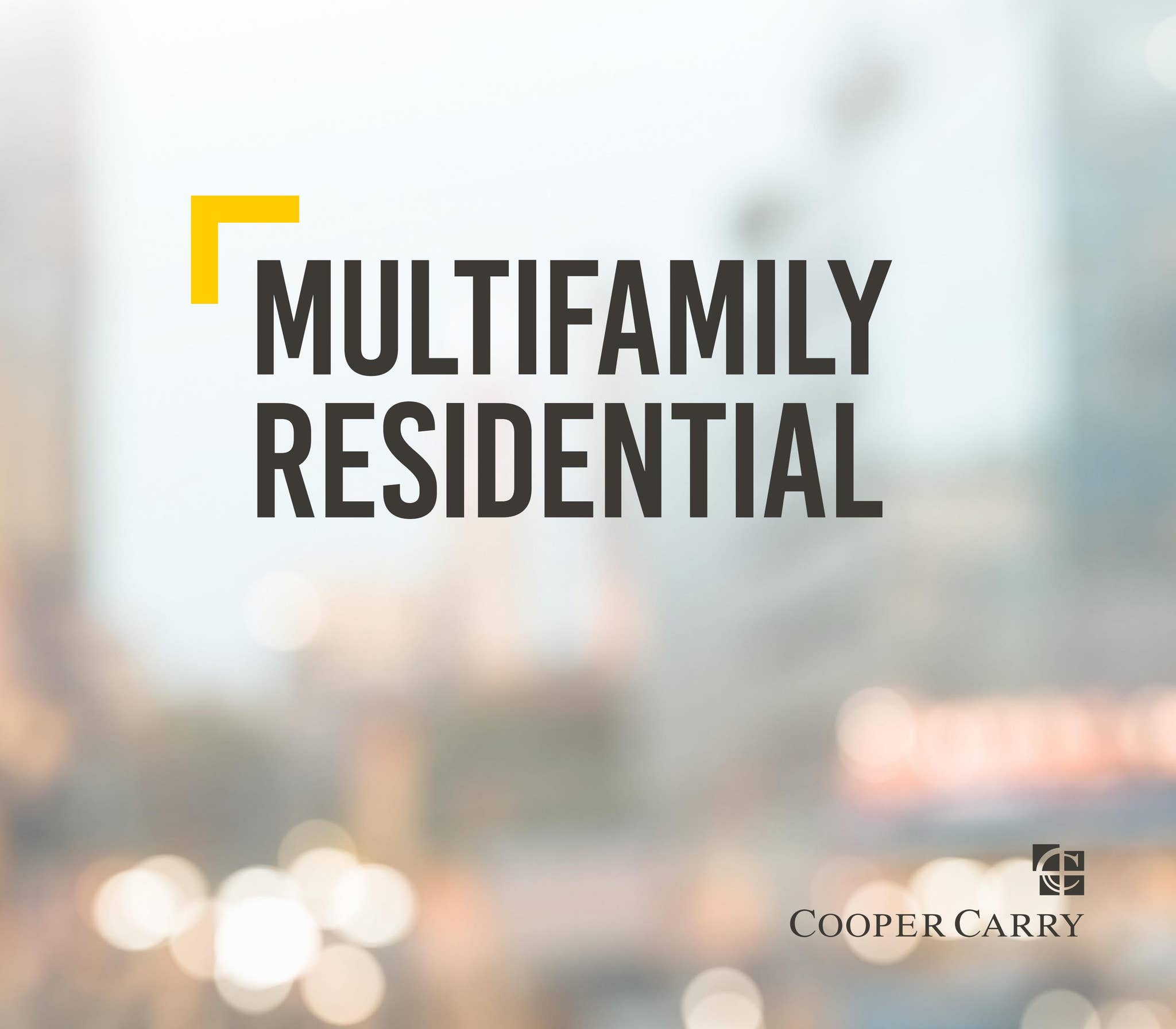 Cooper Carry's Multifamily Residential Brochure by Cooper Carry - Issuu
