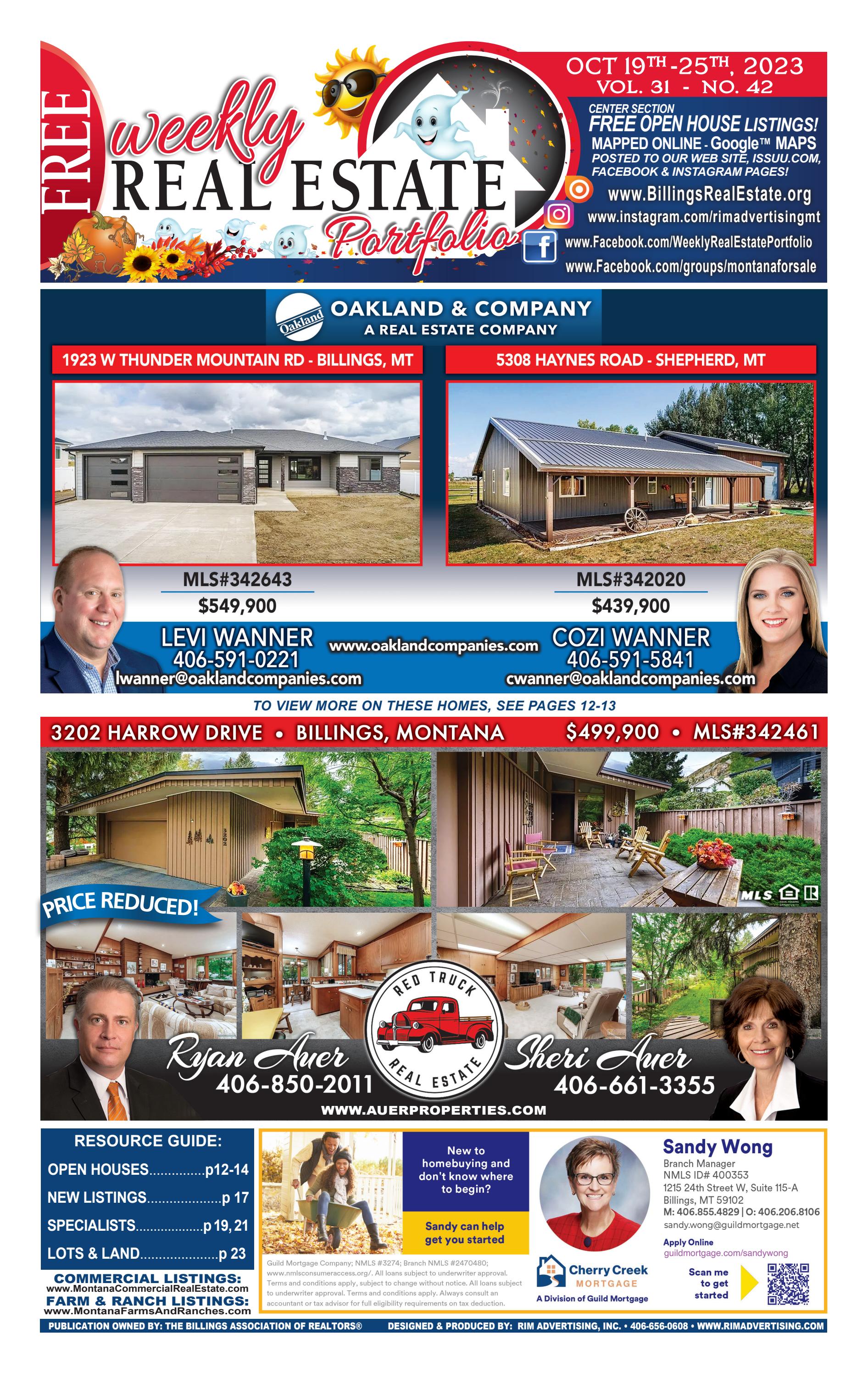 WEEKLY REAL ESTATE PORTFOLIO • Oct. 19th, 2023 by RIMAdvertising - Issuu