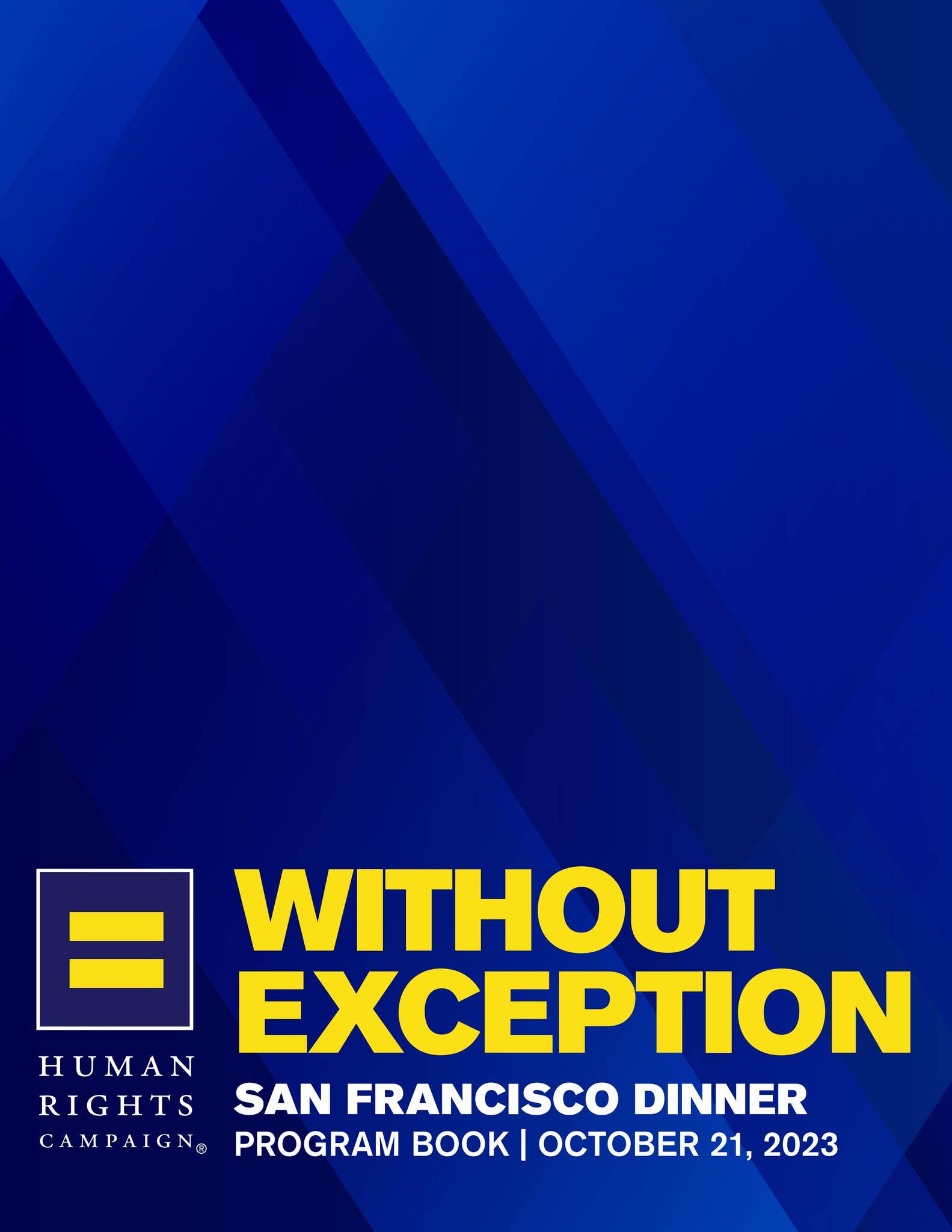 2023 HRC San Francisco Dinner Program Book by Human Rights Campaign - Issuu