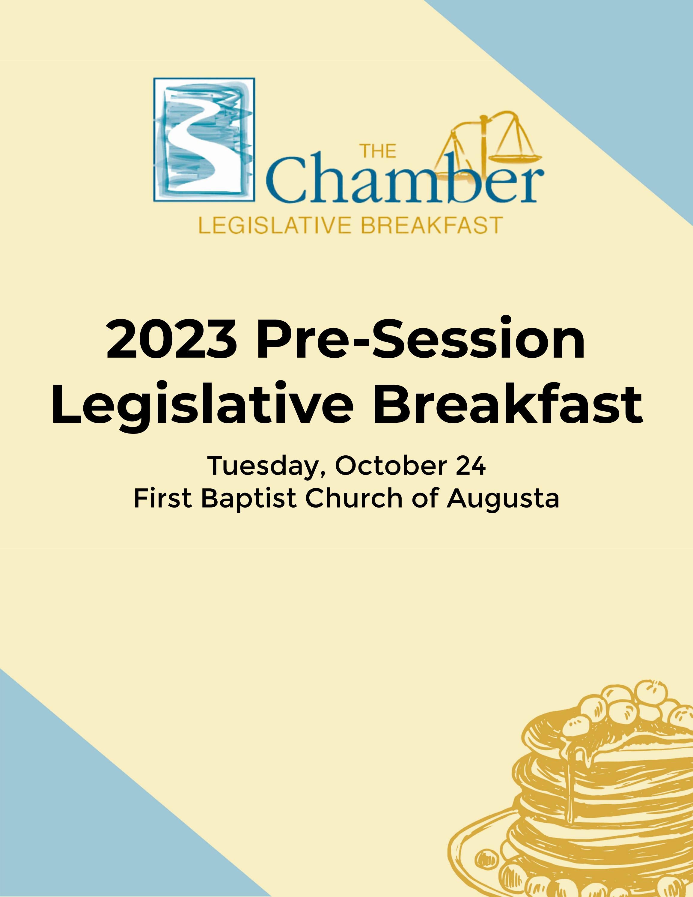 2023 Pre-Session Legislative Breakfast Program by Augusta Metro Chamber ...